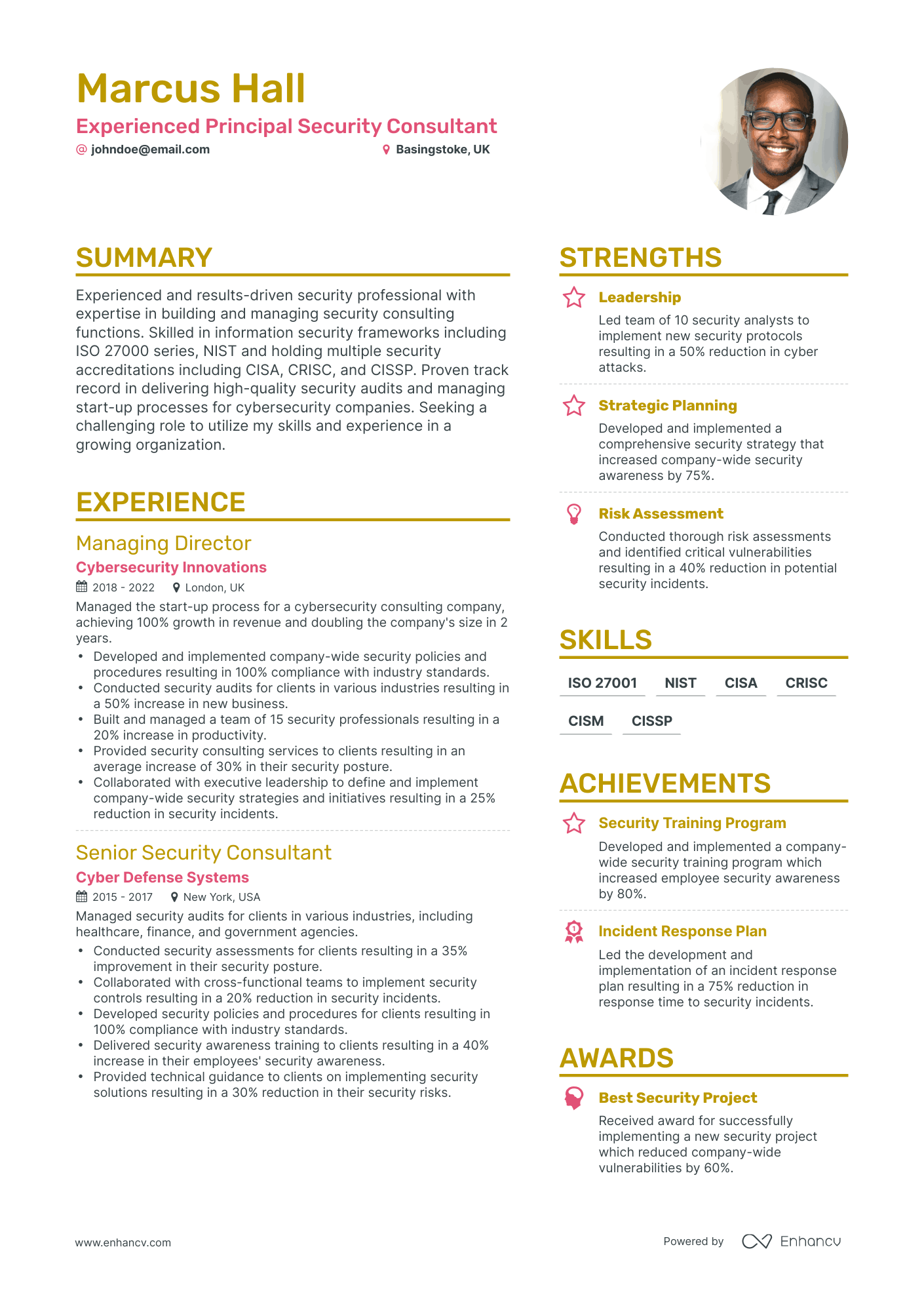 5 Security Director Resume Examples & Guide for 2024