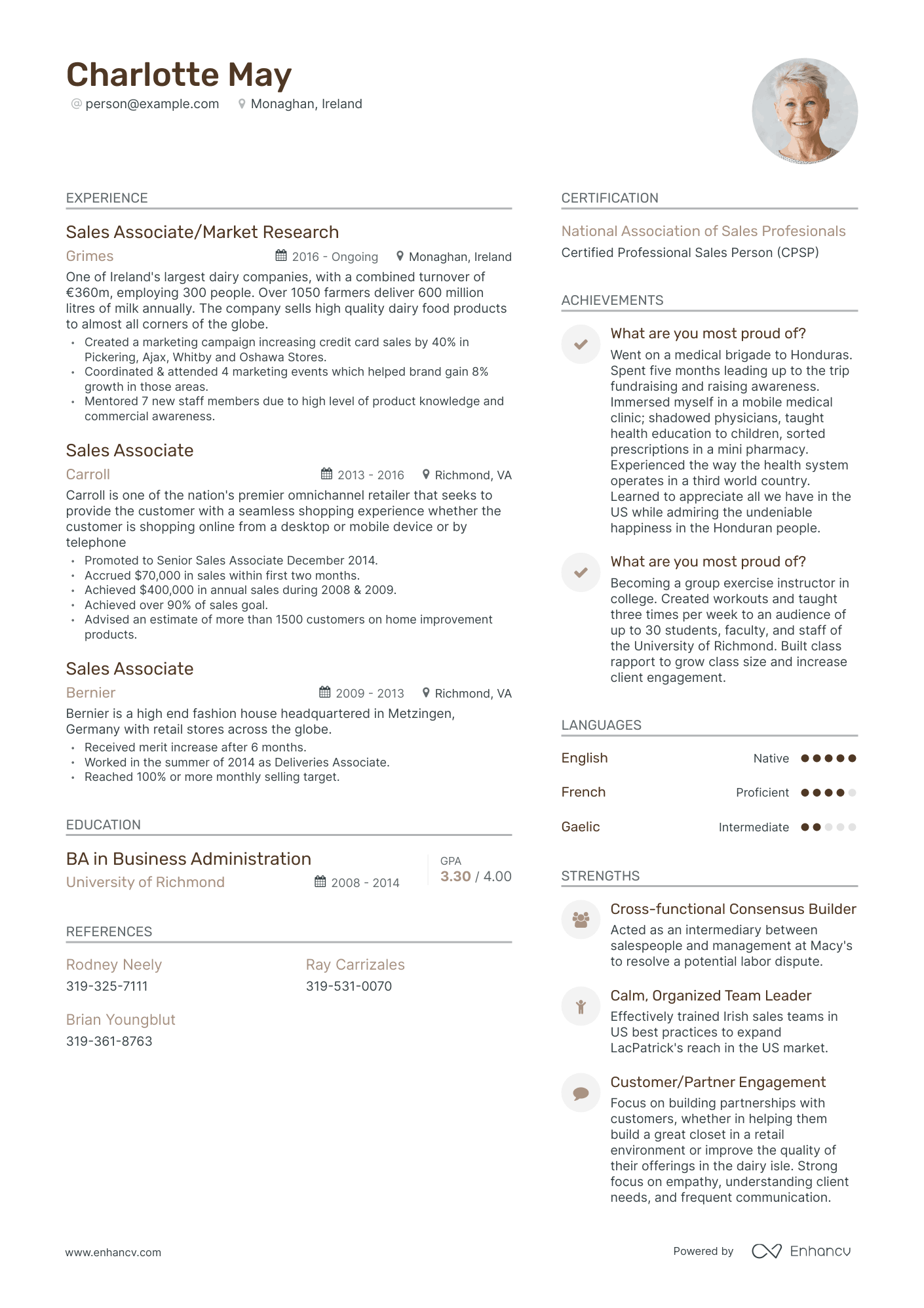 6 Sales Associate Resume Examples & Guide for 2023