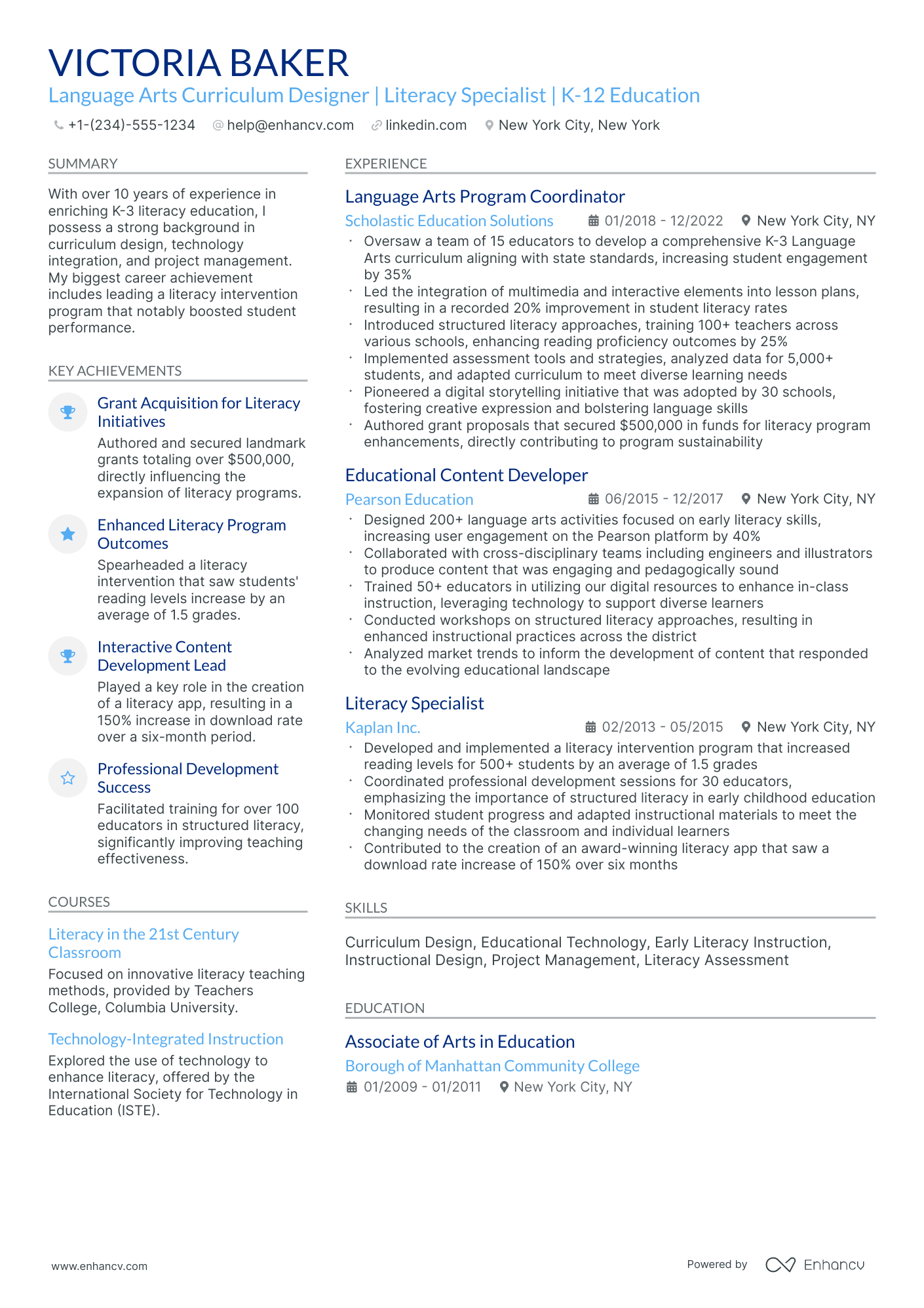 10 Curriculum Designer Resume Examples, Templates & Guide for 2025