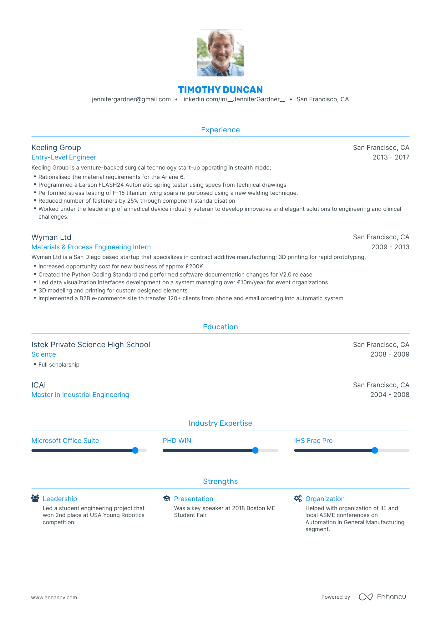 5 Entry Level Engineering Resume Examples & Guide for 2023