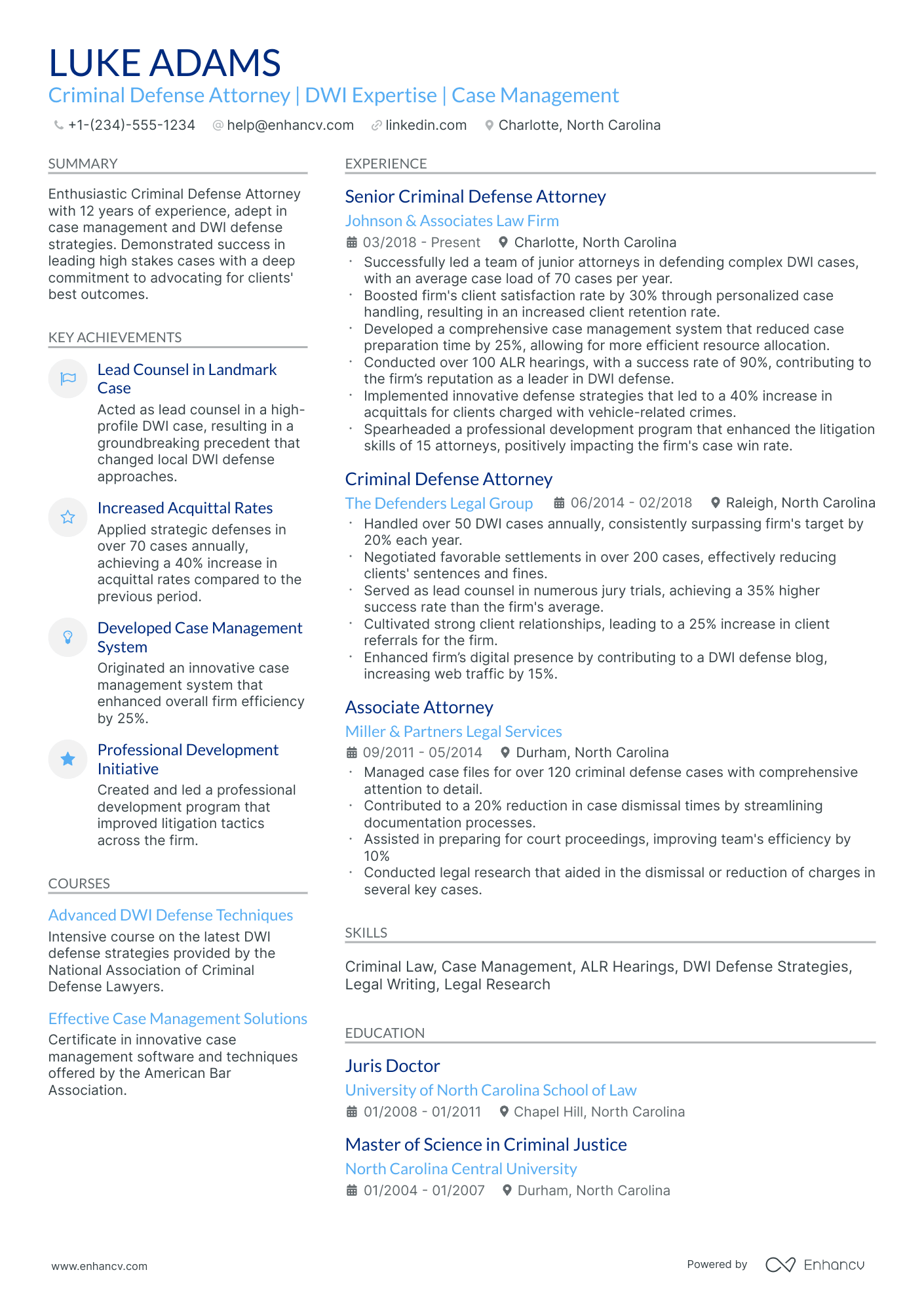 10 Criminal Lawyer Resume Examples & Guide for 2026