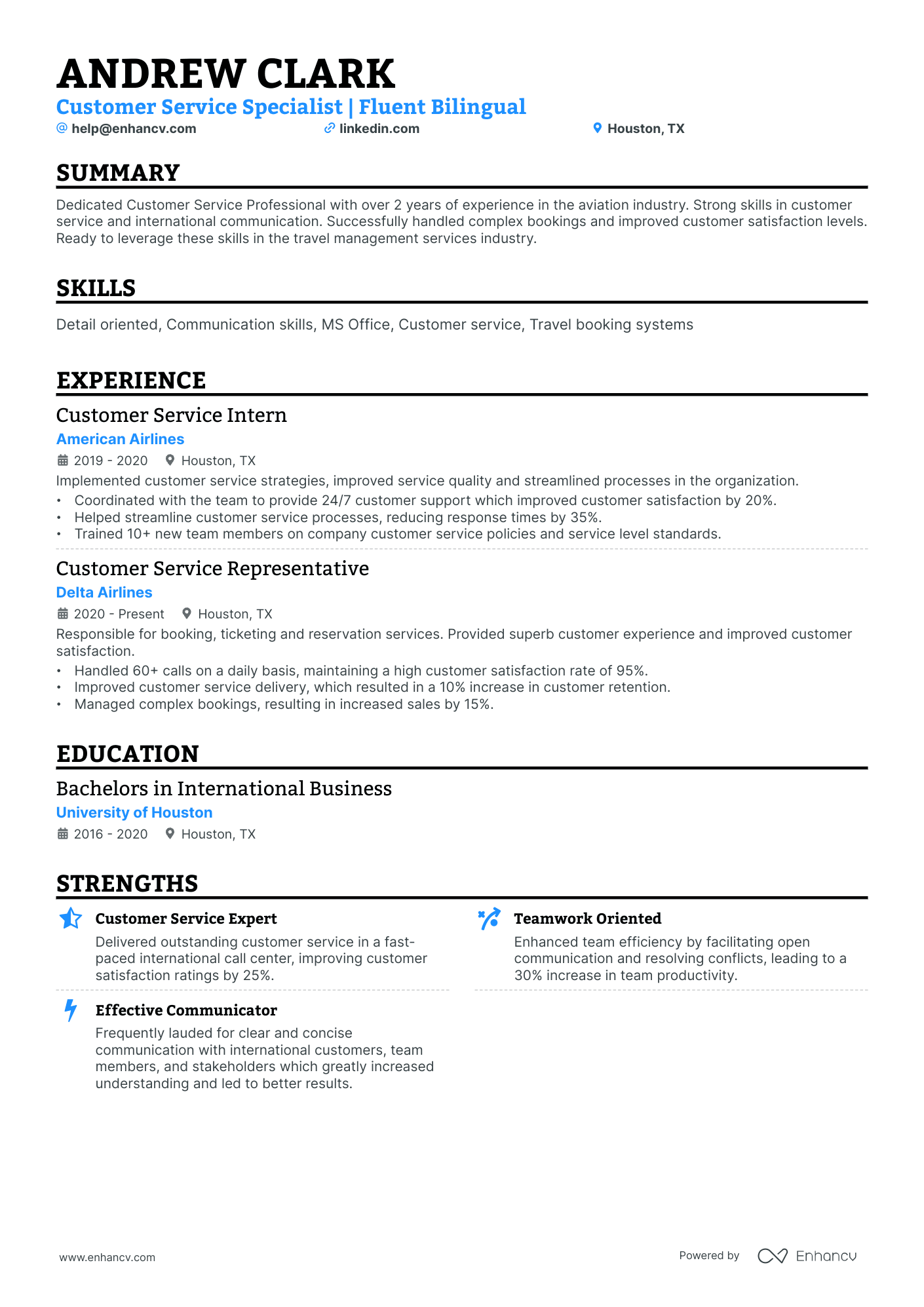10 Entry-Level Customer Service Resume Examples & Guide for 2026