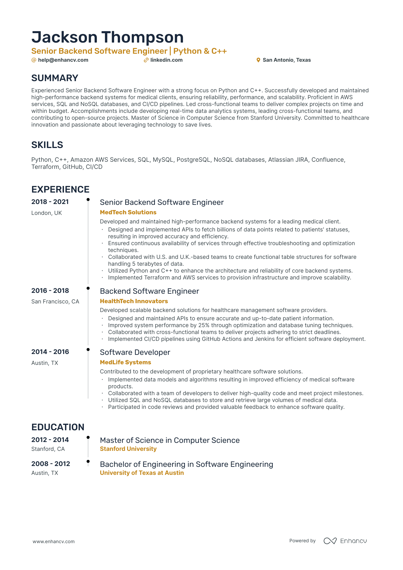 10 Junior Front-End Developer Resume Examples & Guide for 2026