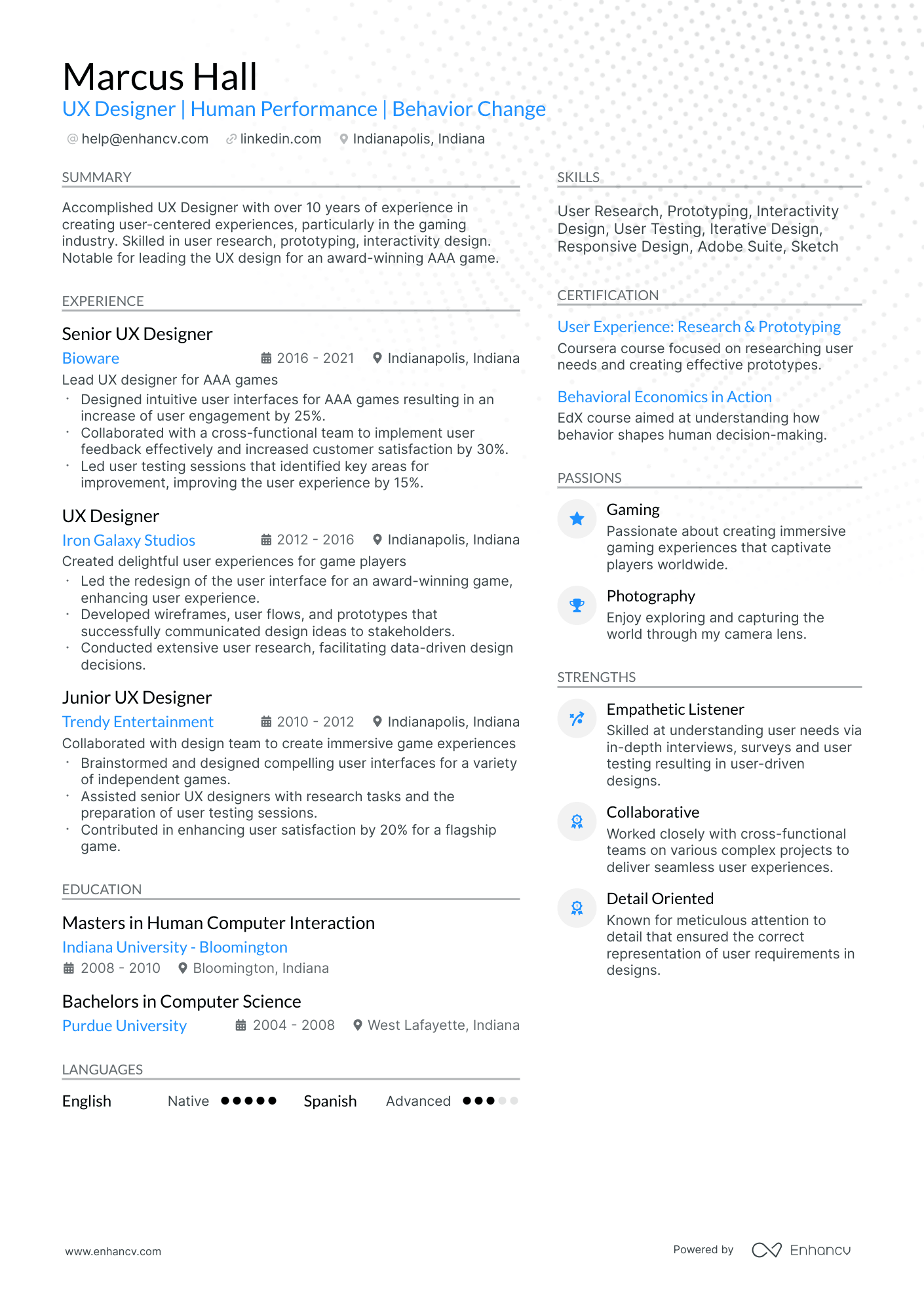10 Senior UX Designer Resume Examples, Templates & Guide for 2026