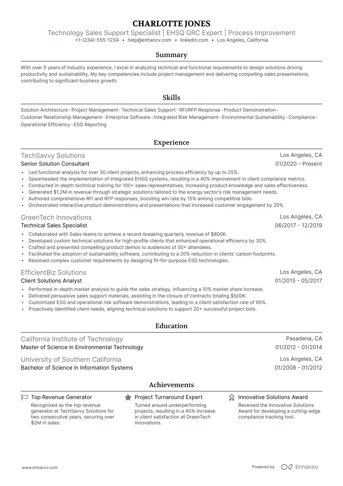 5 Sales Support Specialist Resume Examples & Guide for 2024