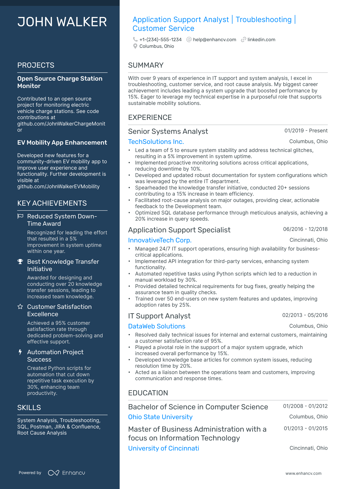 10 Application Support Manager Resume Examples & Guide for 2026