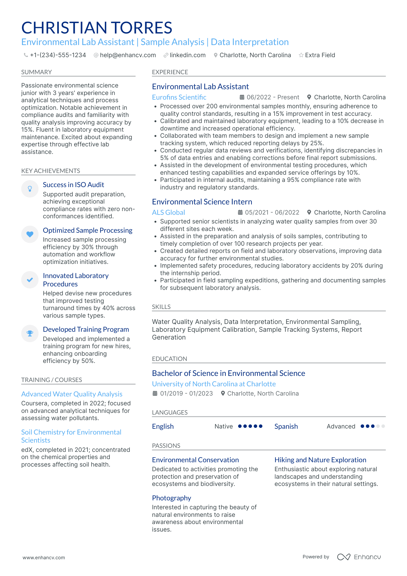 20 Lab Assistant Resume Examples & Guide for 2026