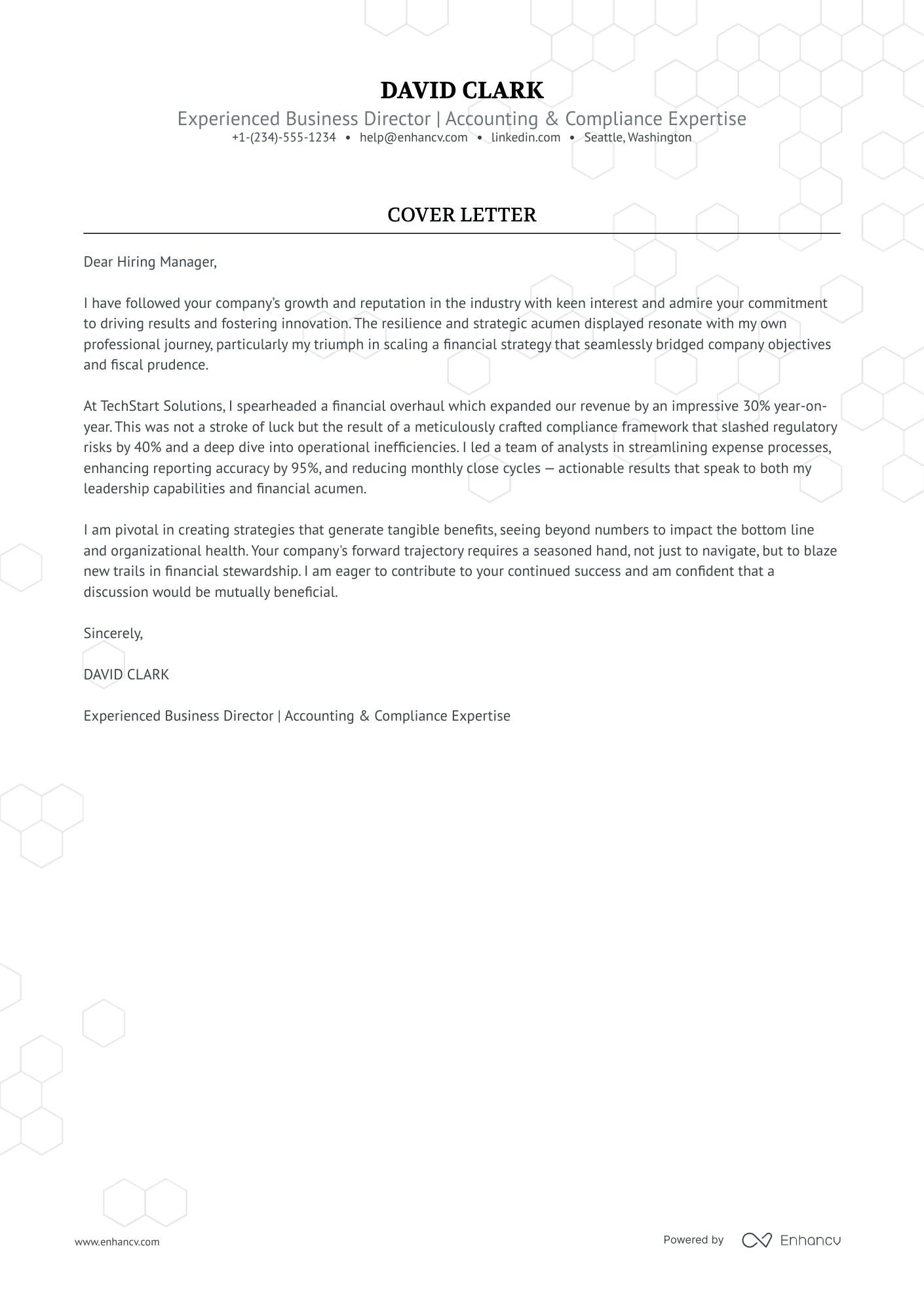 12 Professional Director Cover Letter Examples and Template for 2026 ...
