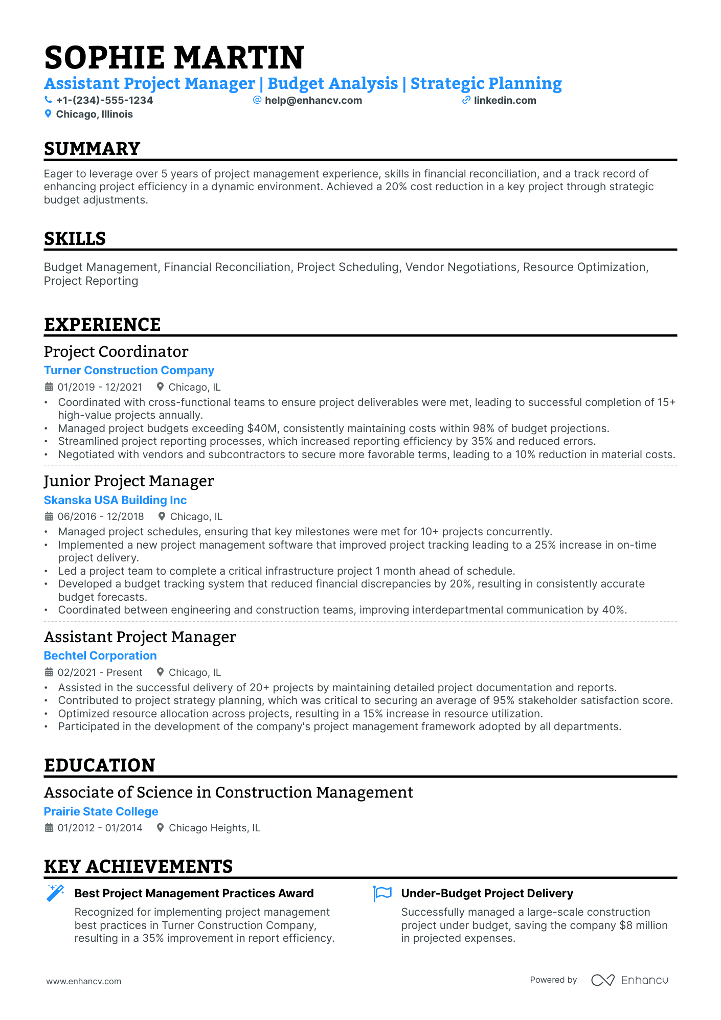 10 Assistant Project Manager Resume Examples & Guide for 2026