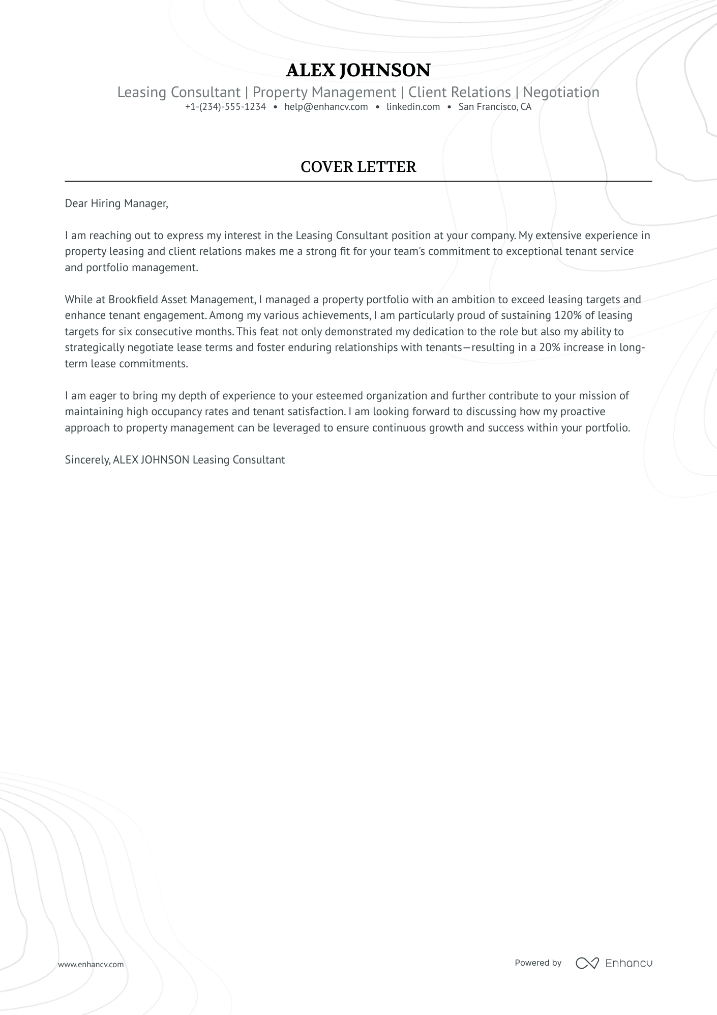 21 Professional Real Estate Agent Cover Letter Examples and Template ...