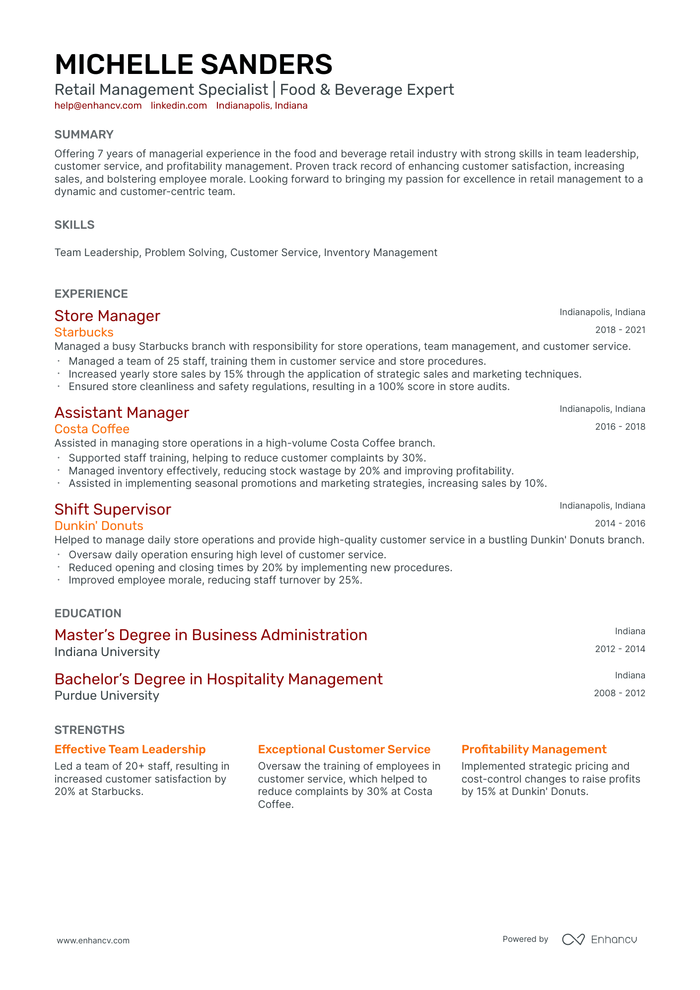 10 Coffee Shop Resume Examples & Guide for 2026
