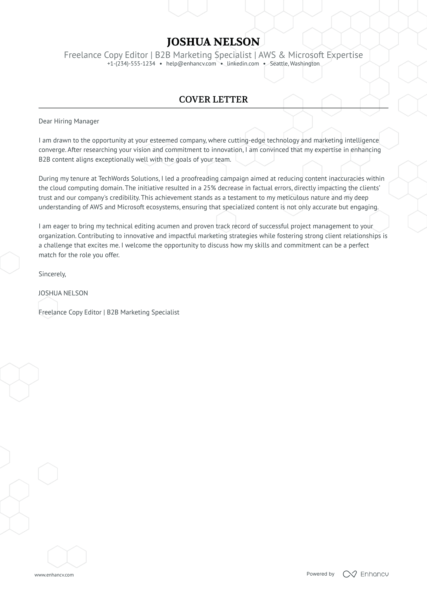 15 Professional Freelancer Cover Letter Examples and Template for 2024 ...