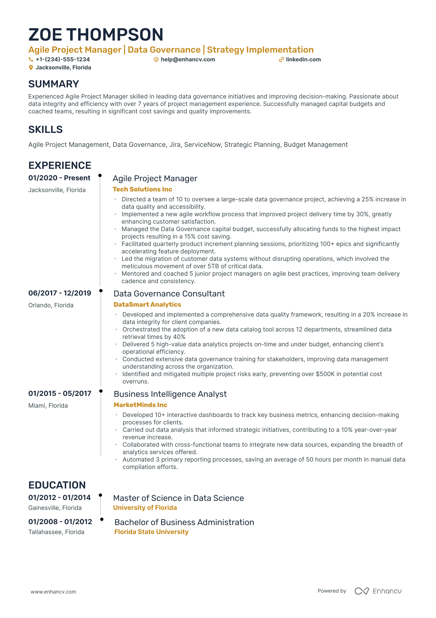 10 Agile Project Manager Resume Examples & Guide for 2026