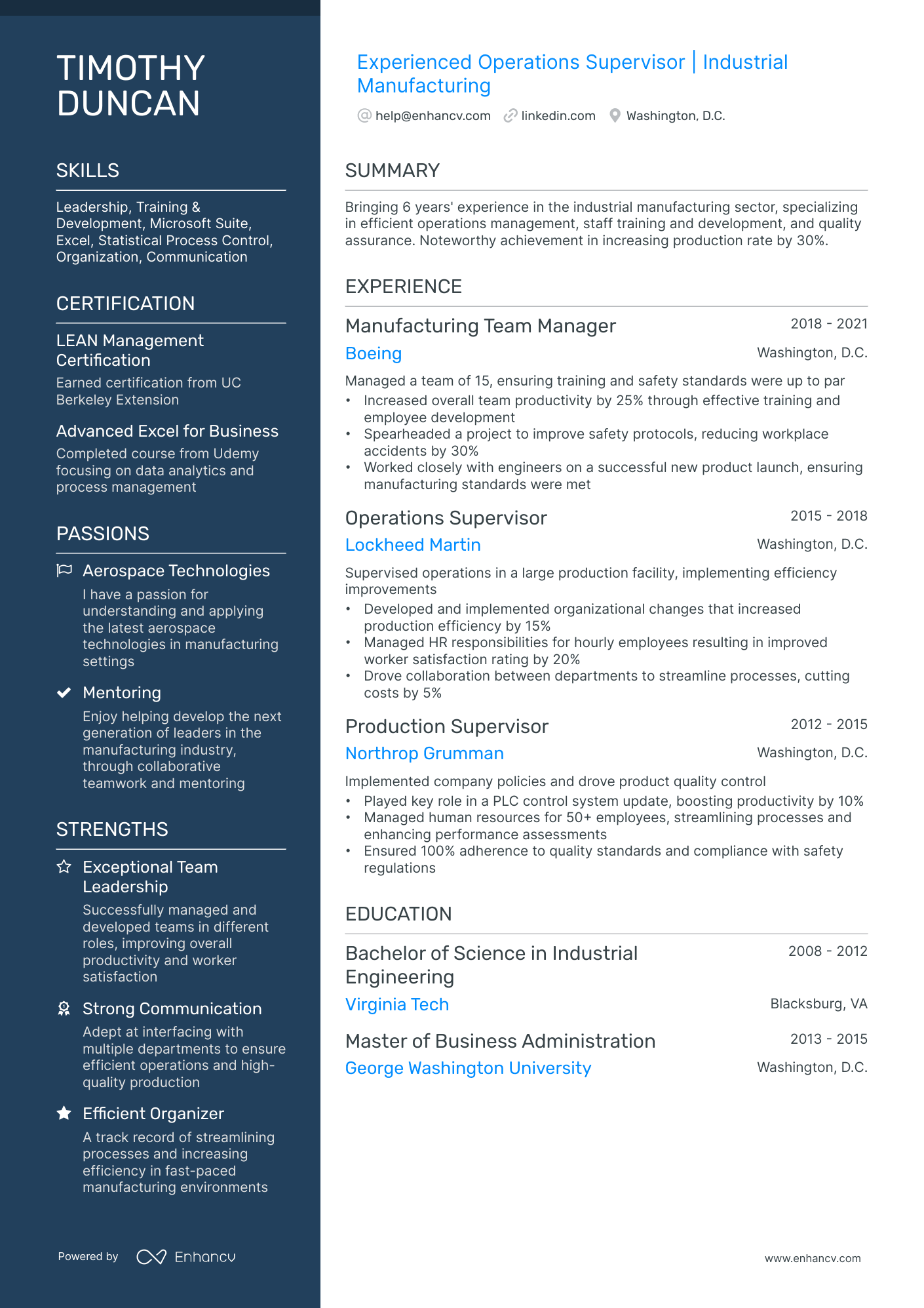 10 Operations Supervisor Resume Examples & Guide for 2026