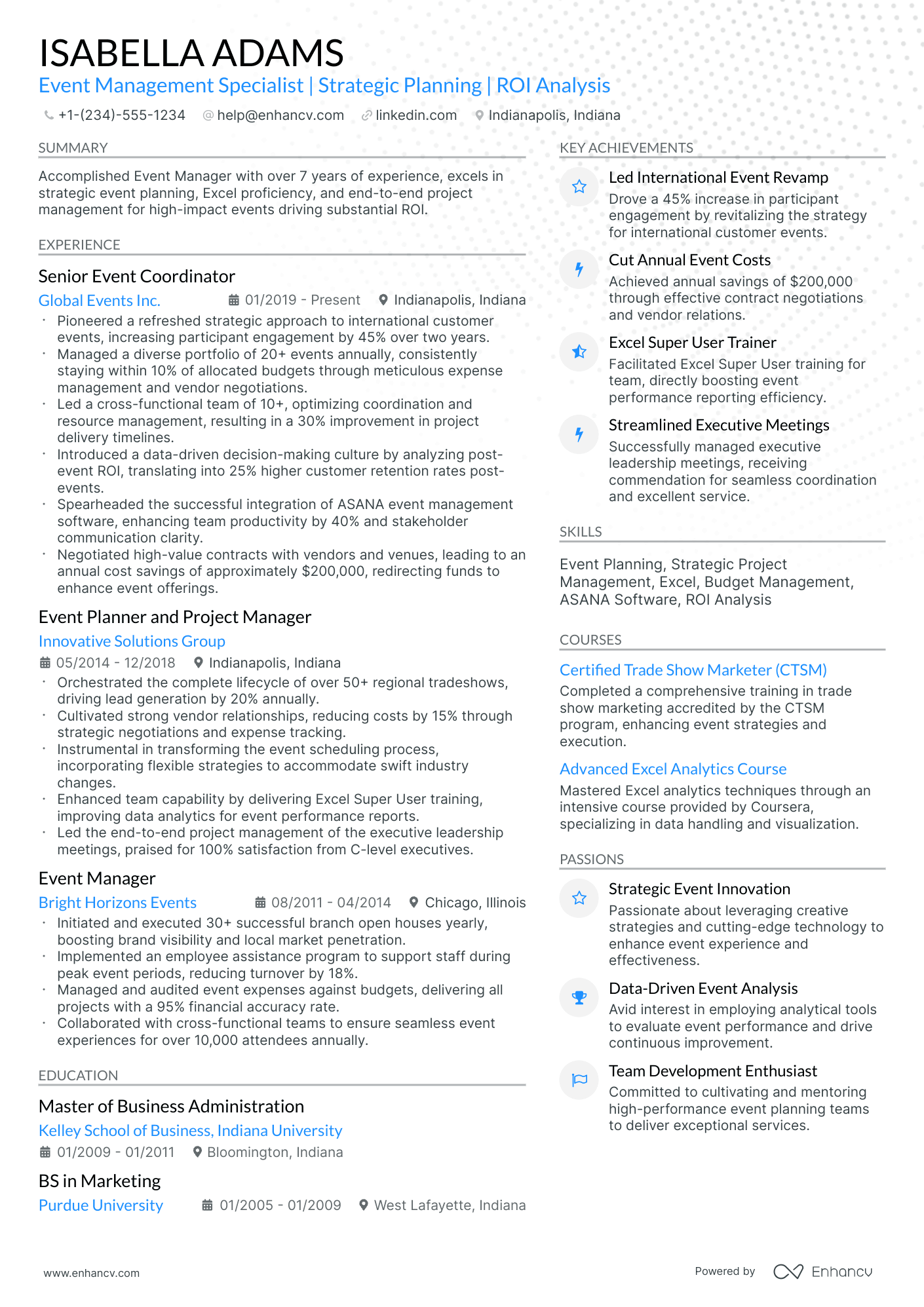 10 Event Marketing Resume Examples & Guide for 2026