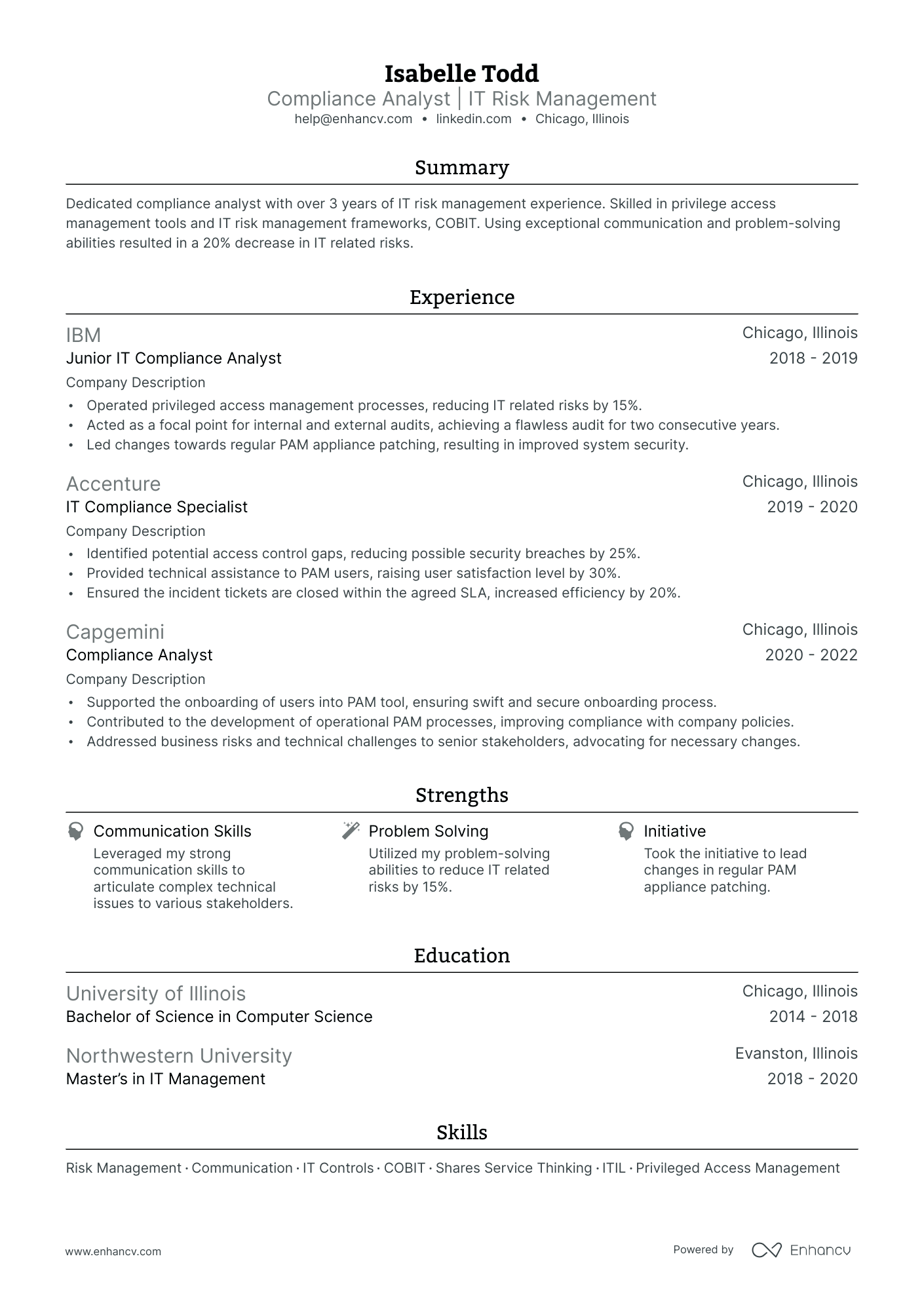 5 Compliance Analyst Resume Examples & Guide for 2024