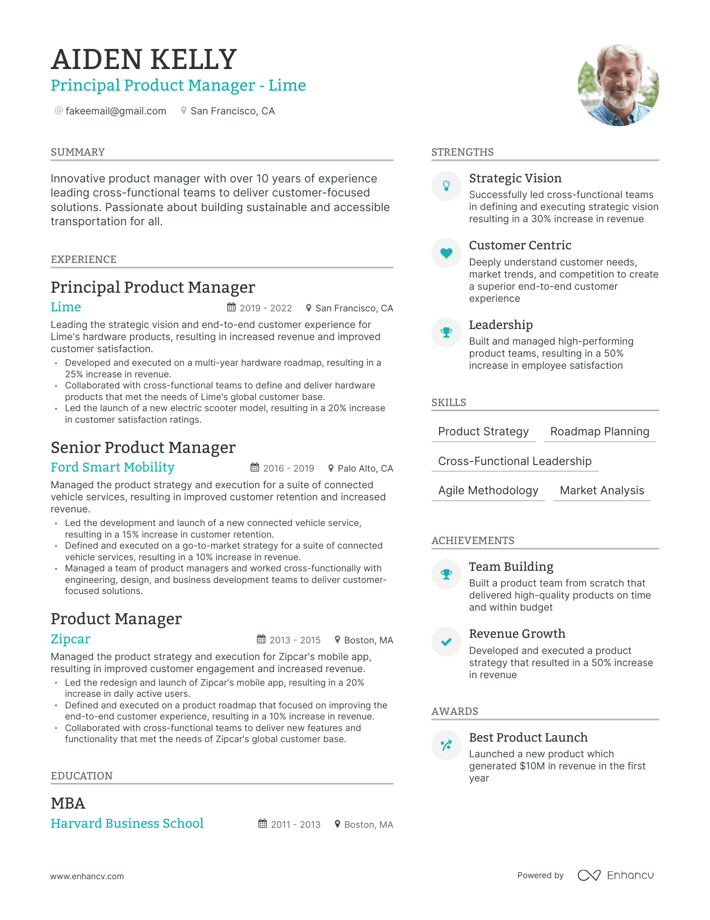 5 Principal Product Manager Resume Examples & Guide for 2023
