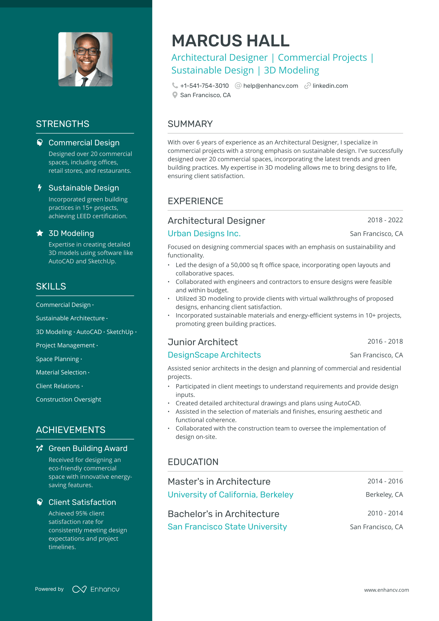 5 Architectural Designer Resume Examples & Guide for 2024