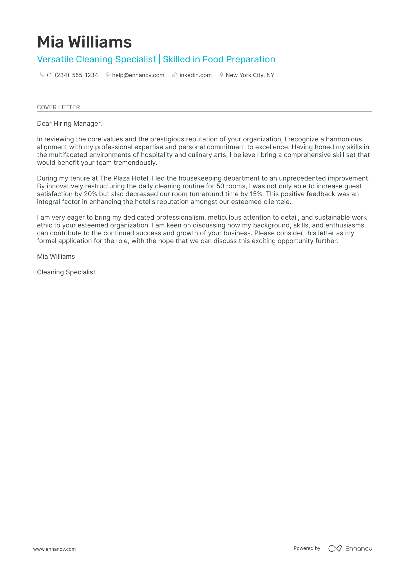 9 Professional Stay at Home Mom Cover Letter Examples and Template for ...