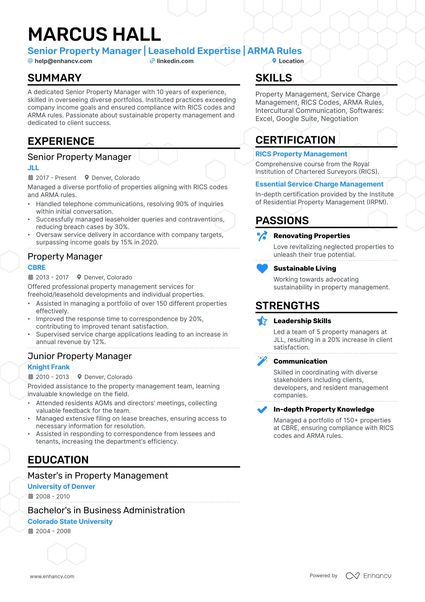 10 Senior Property Manager Resume Examples & Guide for 2026