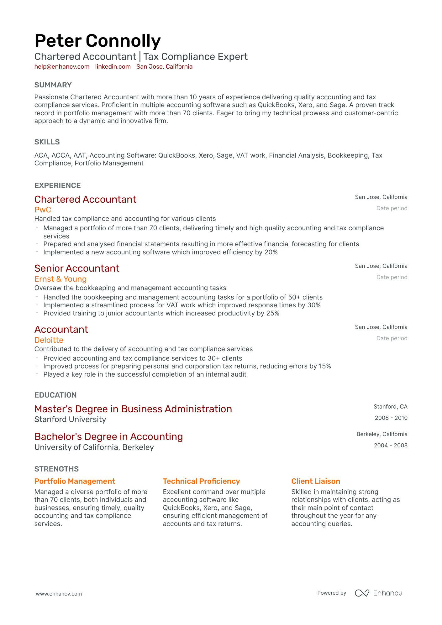 10 Senior Accountant Resume Examples & Guide for 2026