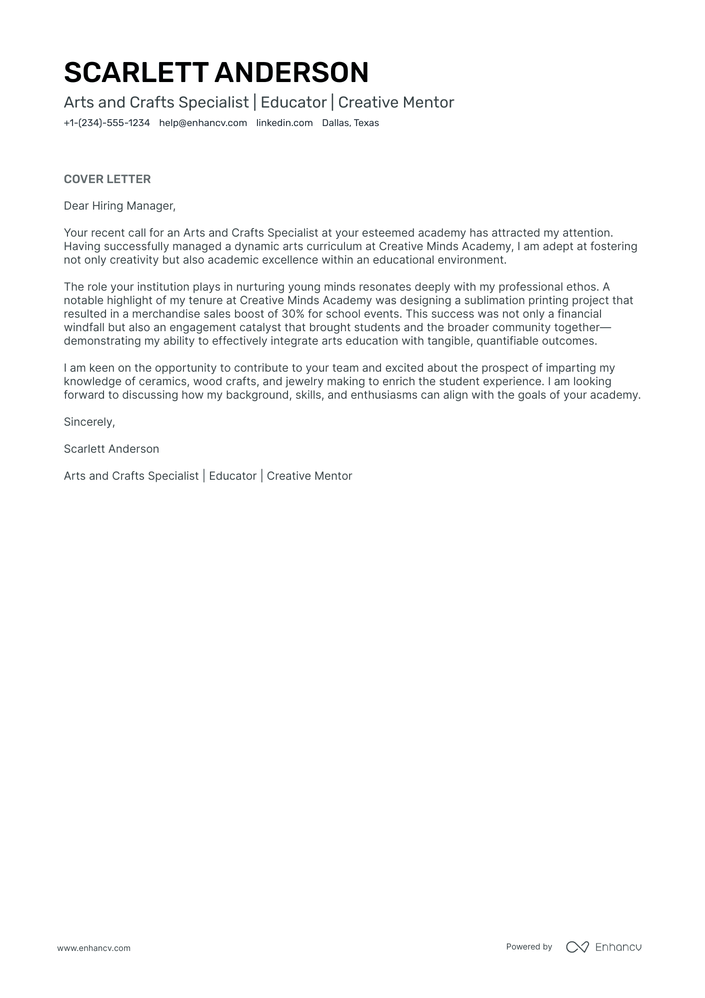 21 Professional Teacher Cover Letter Examples and Template for 2025 ...