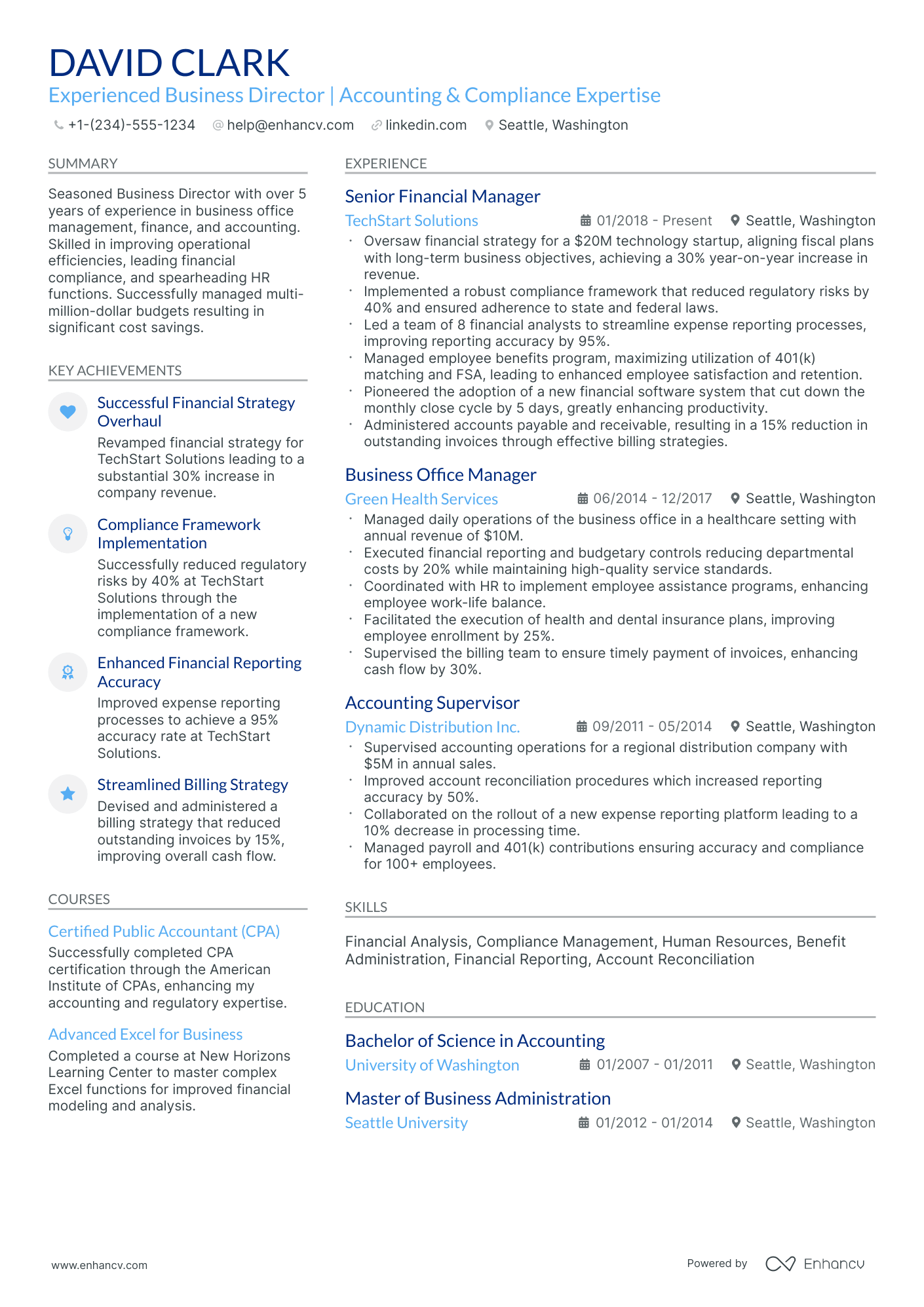 10 Business Director Resume Examples & Guide for 2026