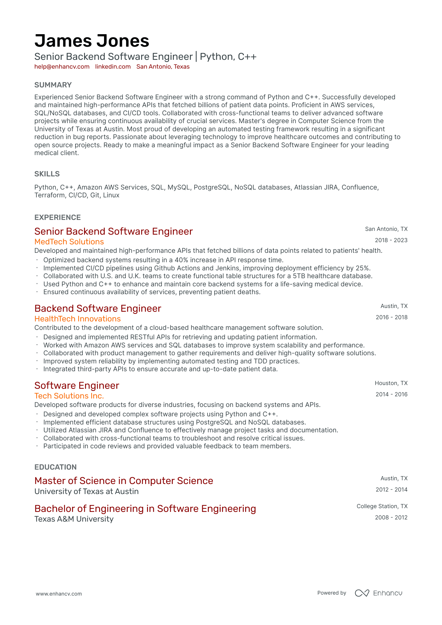 10 Lead Data Engineer Resume Examples & Guide for 2026