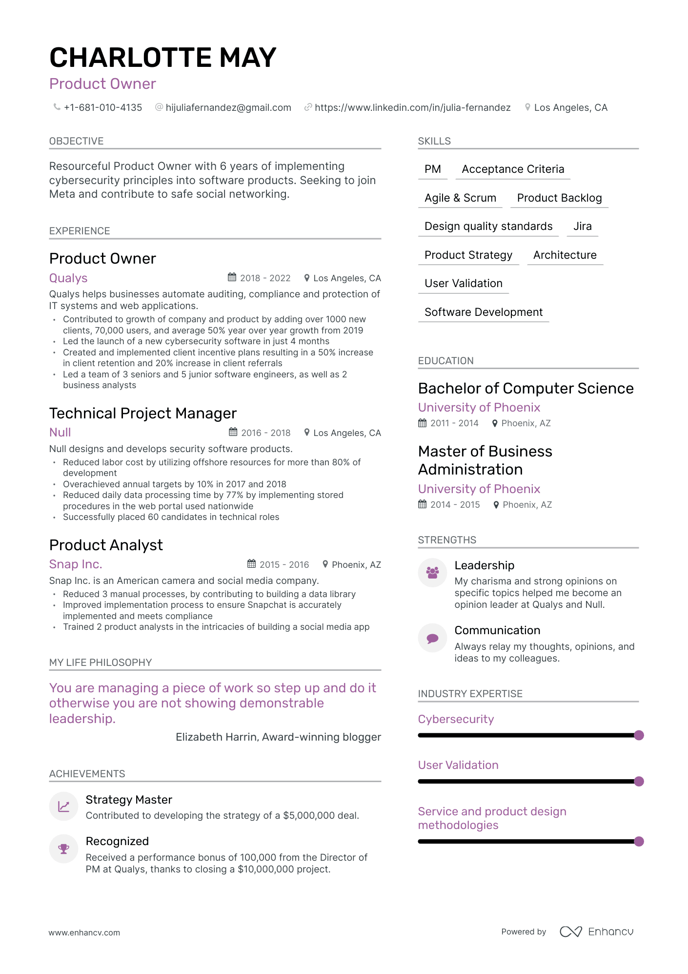 5 Facebook Resume Examples & Guide for 2024