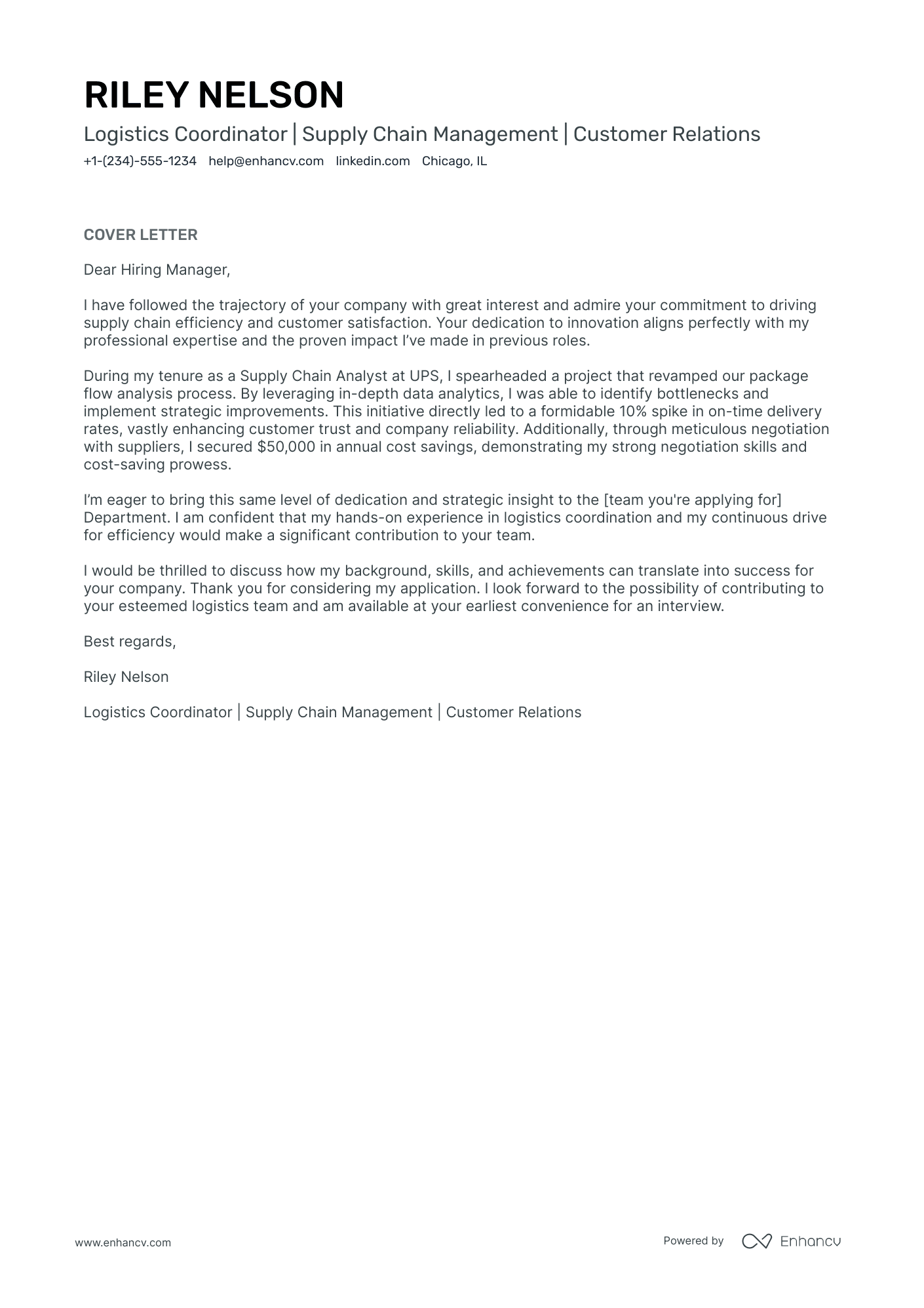 25 Professional Customer Service Cover Letter Examples and Template for ...