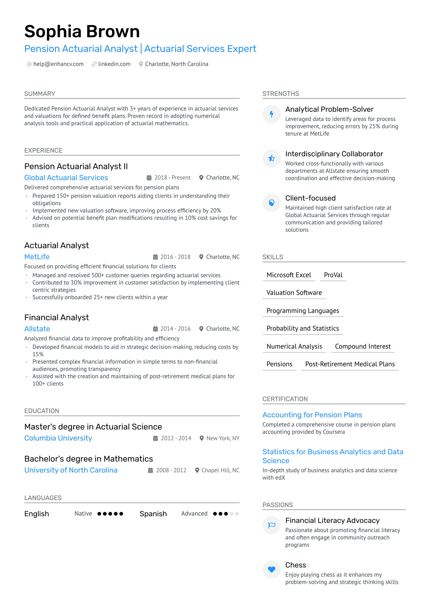 22 Actuary Resume Examples That Got Jobs for 2026