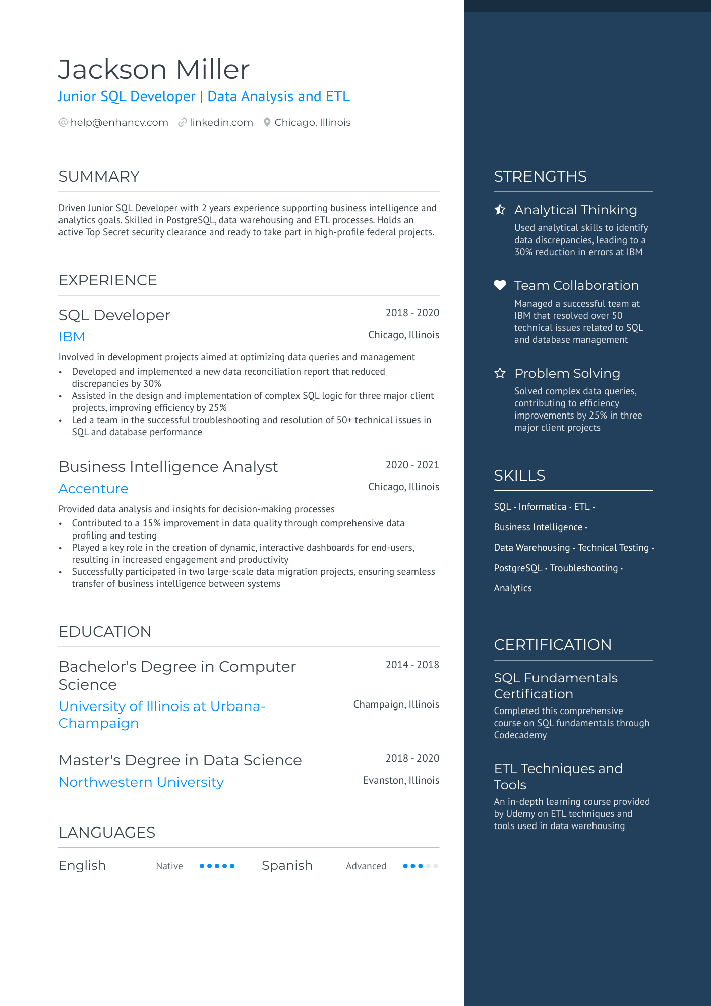 10 ETL Developer Resume Examples That Got Jobs for 2025