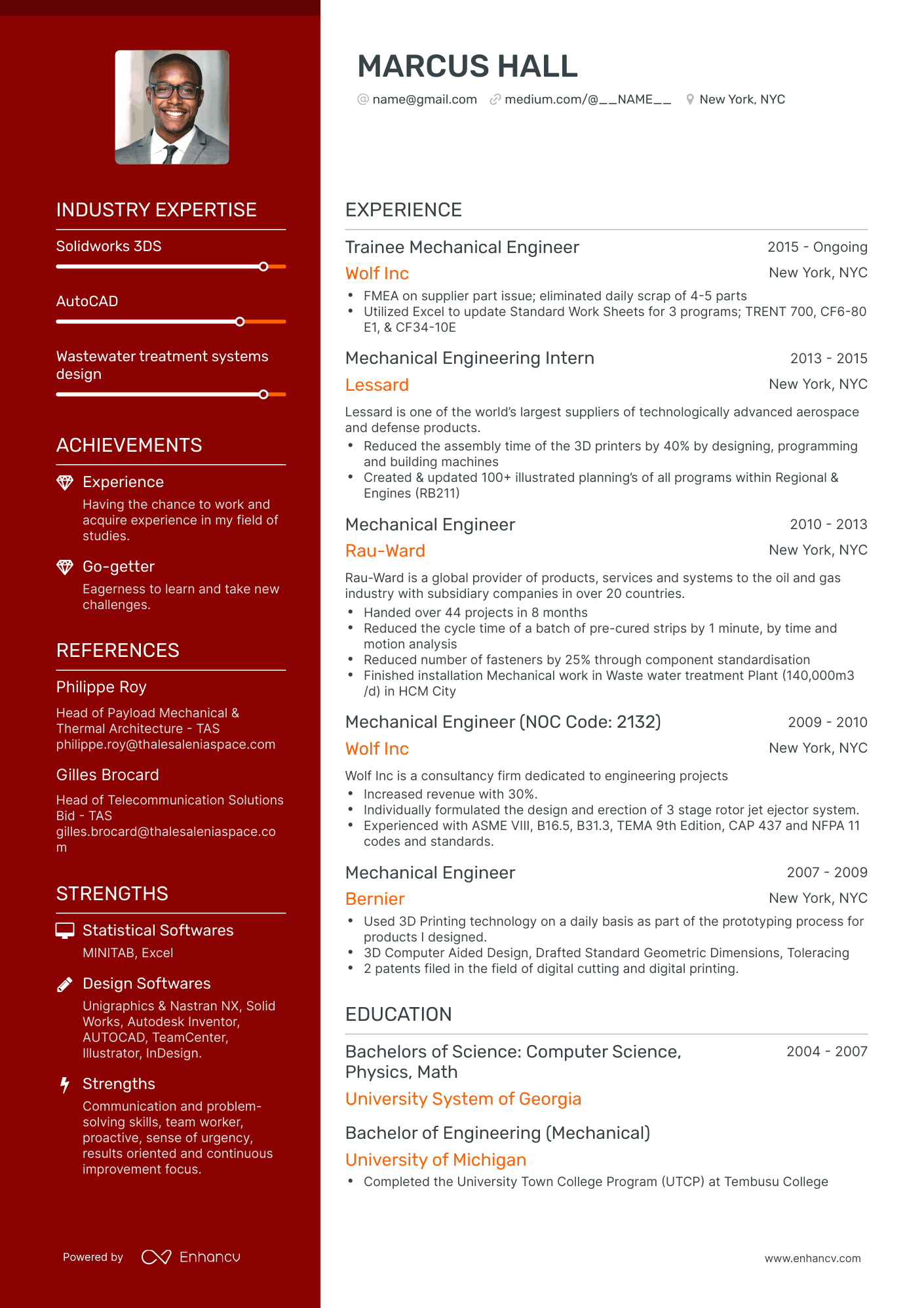 8 Design Engineer Resume Examples & Guide for 2023