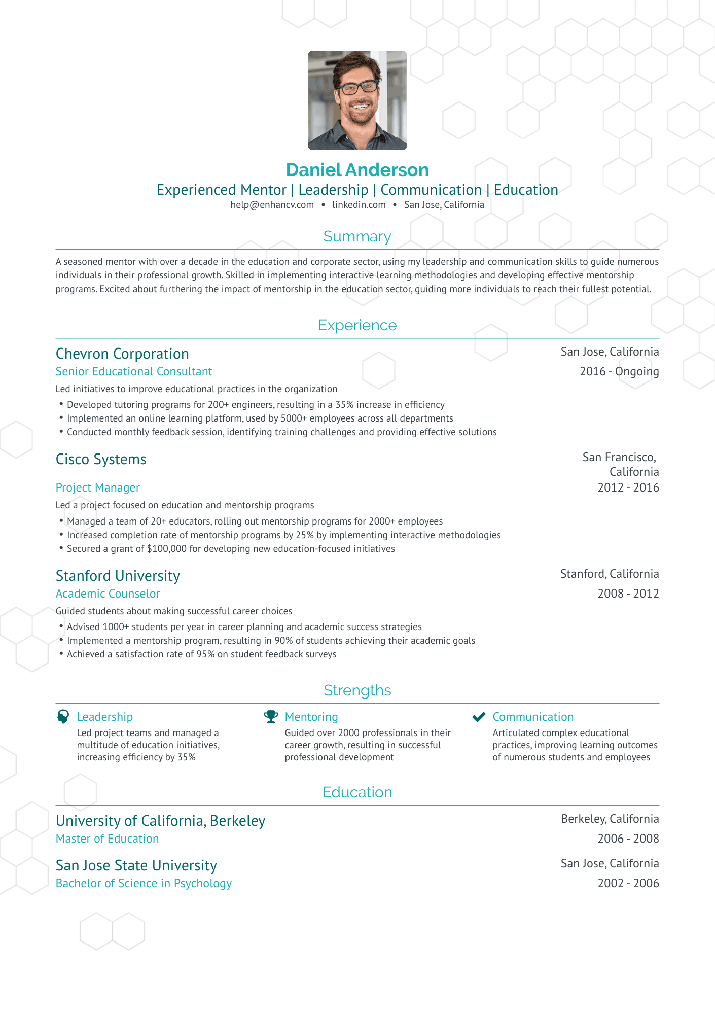 5 Mentor Resume Examples & Guide for 2024