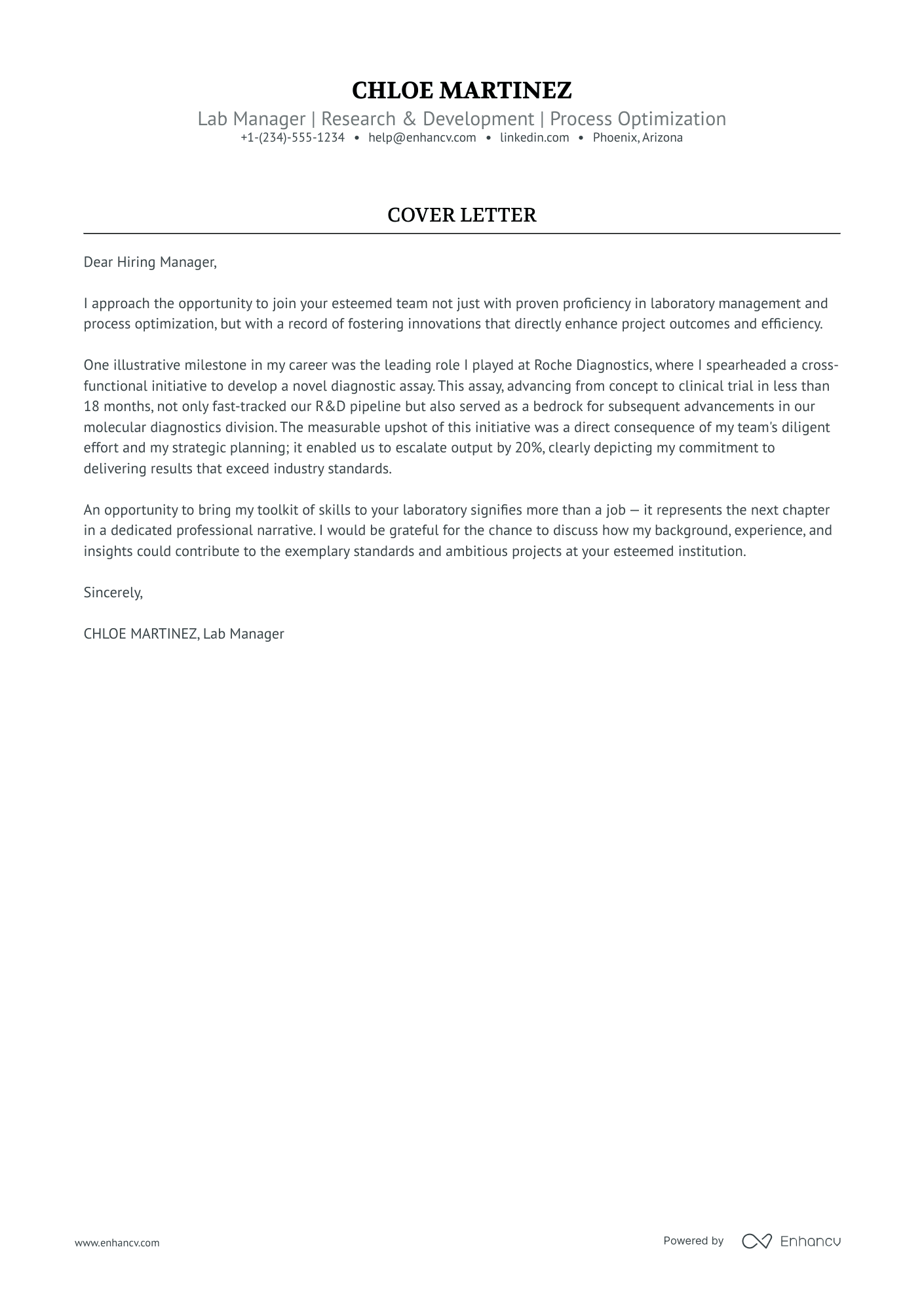 7 Professional Scientist Cover Letter Examples and Template for 2024 ...