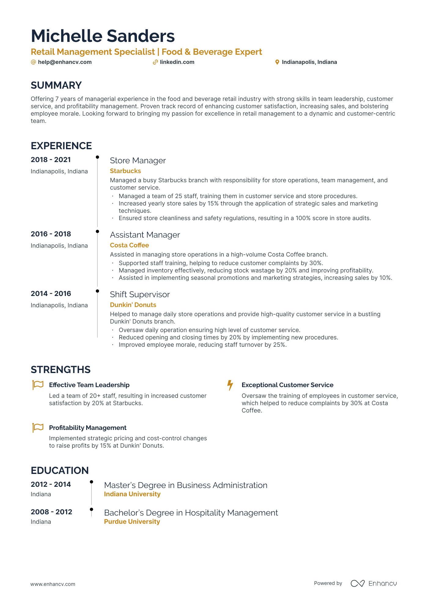 5 Coffee Shop Resume Examples & Guide for 2024