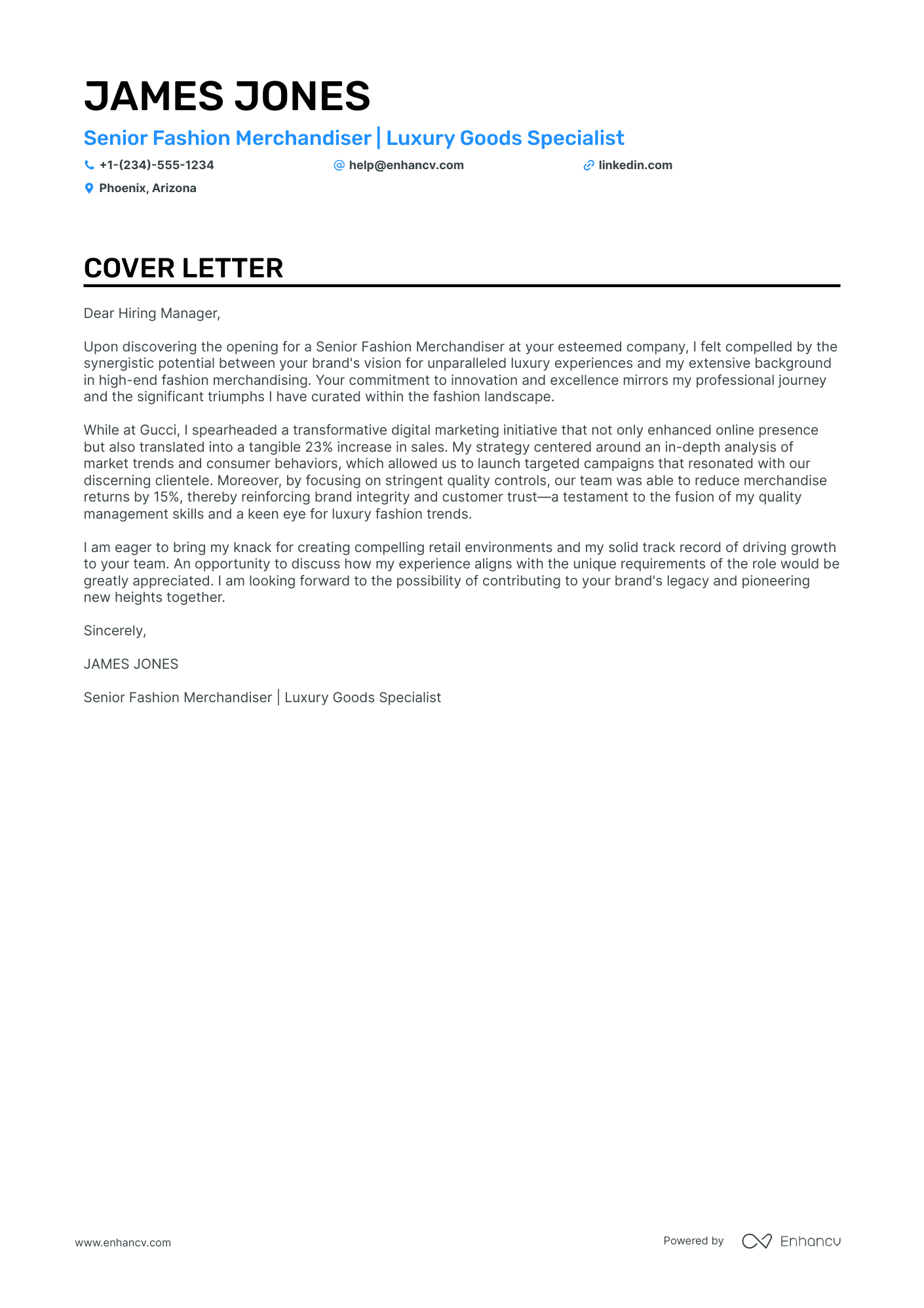 6 Professional Sales Associate Cover Letter Examples and Template for ...