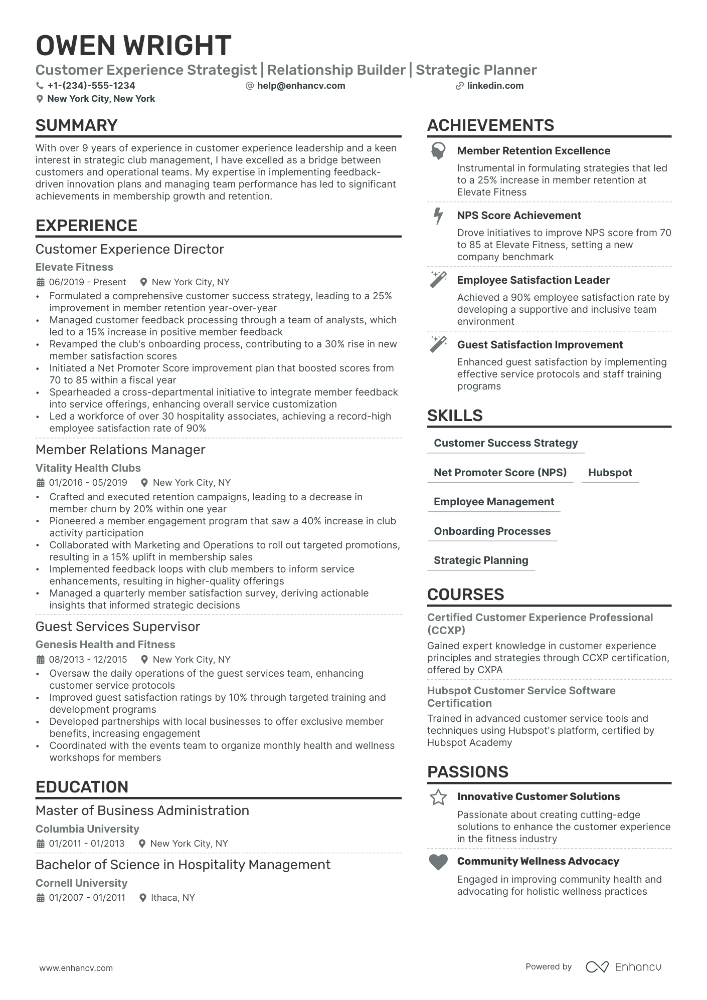 10 Hotel General Manager Resume Examples That Got Jobs for 2026