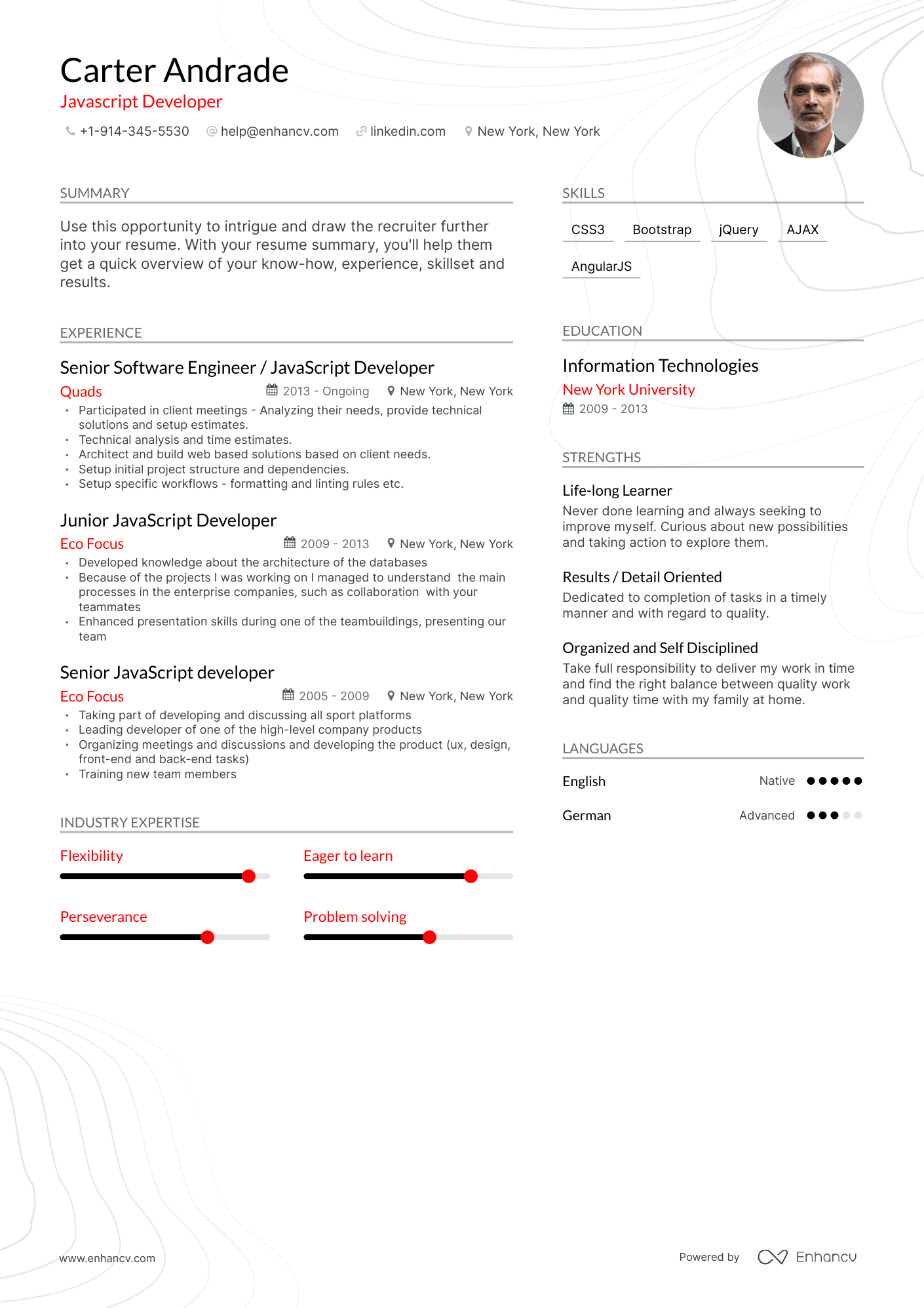 Javascript Developer Resume Samples and Writing Guide for 2023 ...