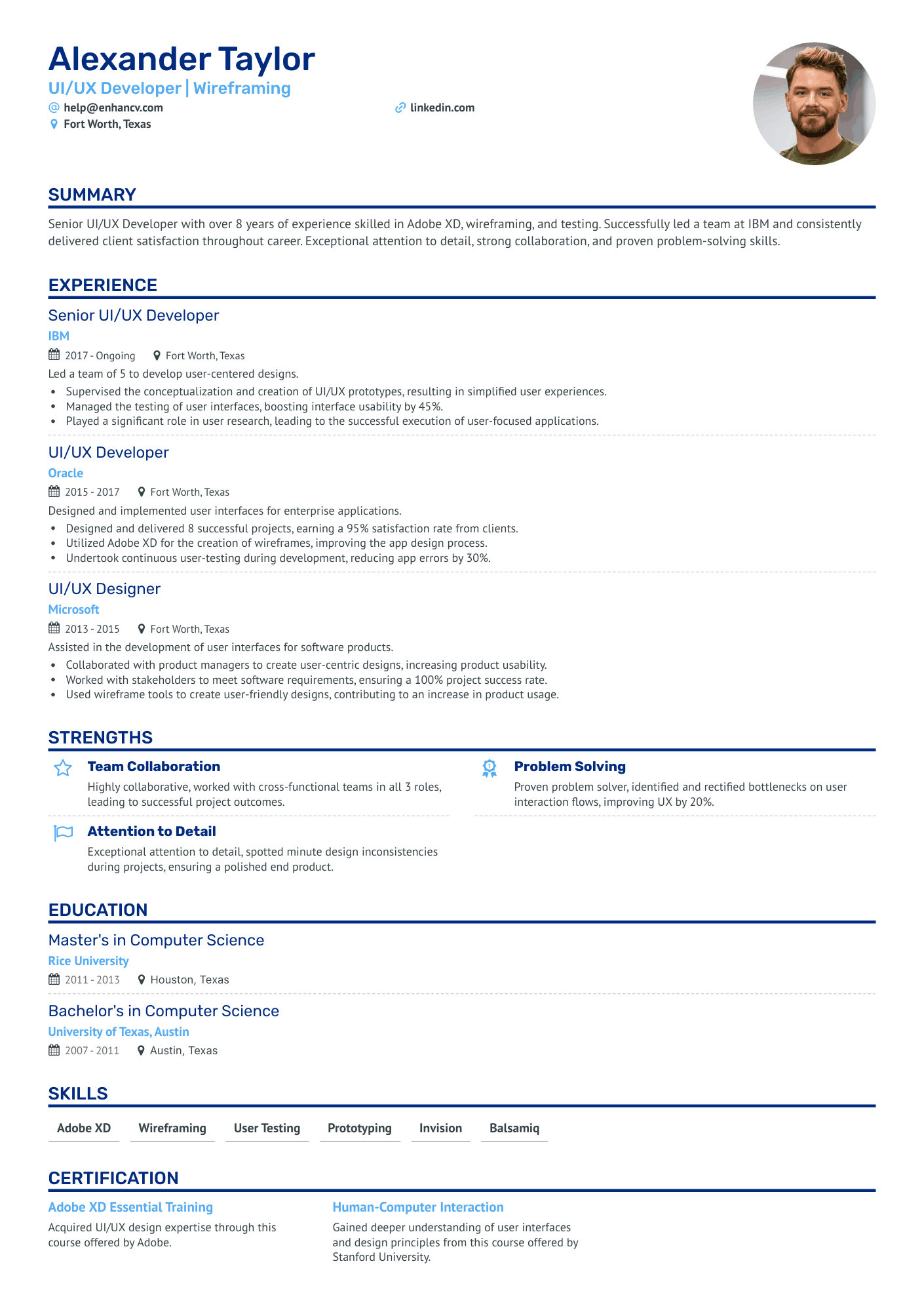 10 UI Developer Resume Examples & Guide for 2024
