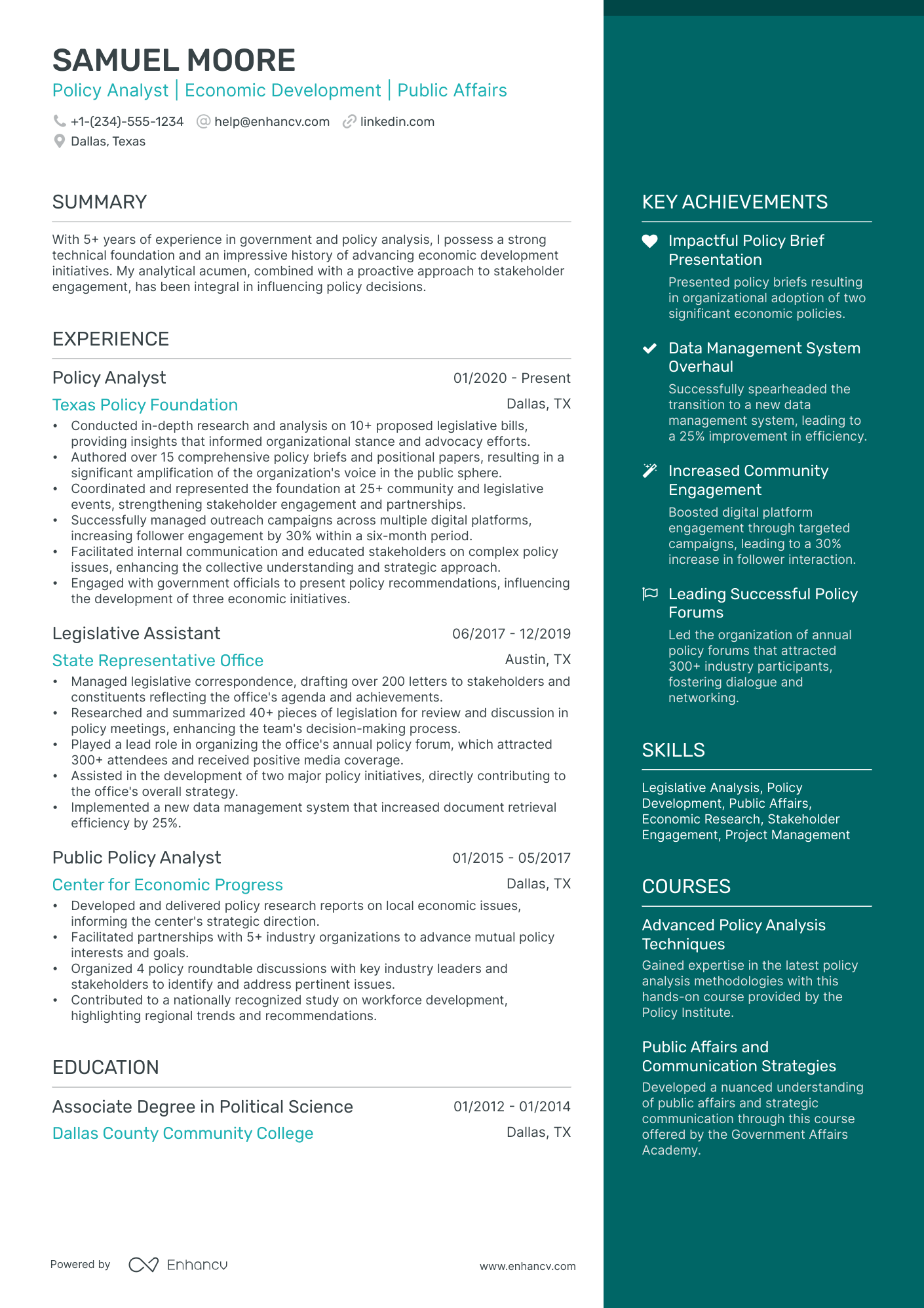 10 Government Resume Examples - March 2025