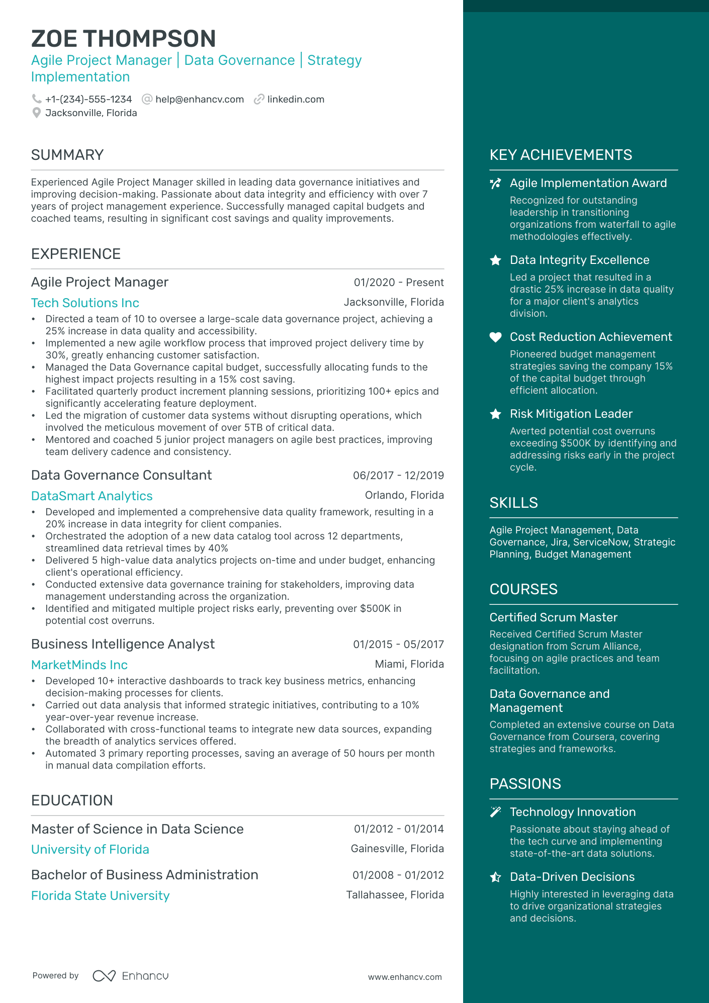 10 Agile Project Manager Resume Examples & Guide for 2026