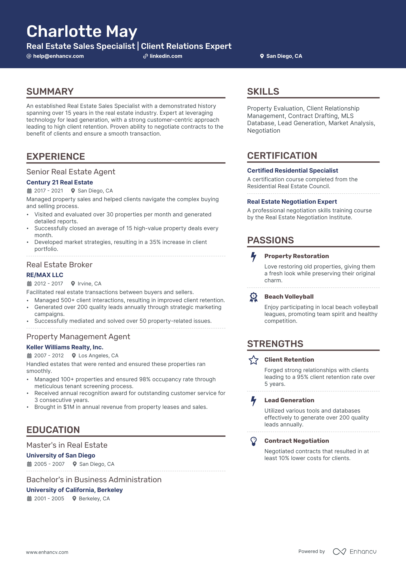 10 Real Estate Broker Resume Examples & Guide for 2025