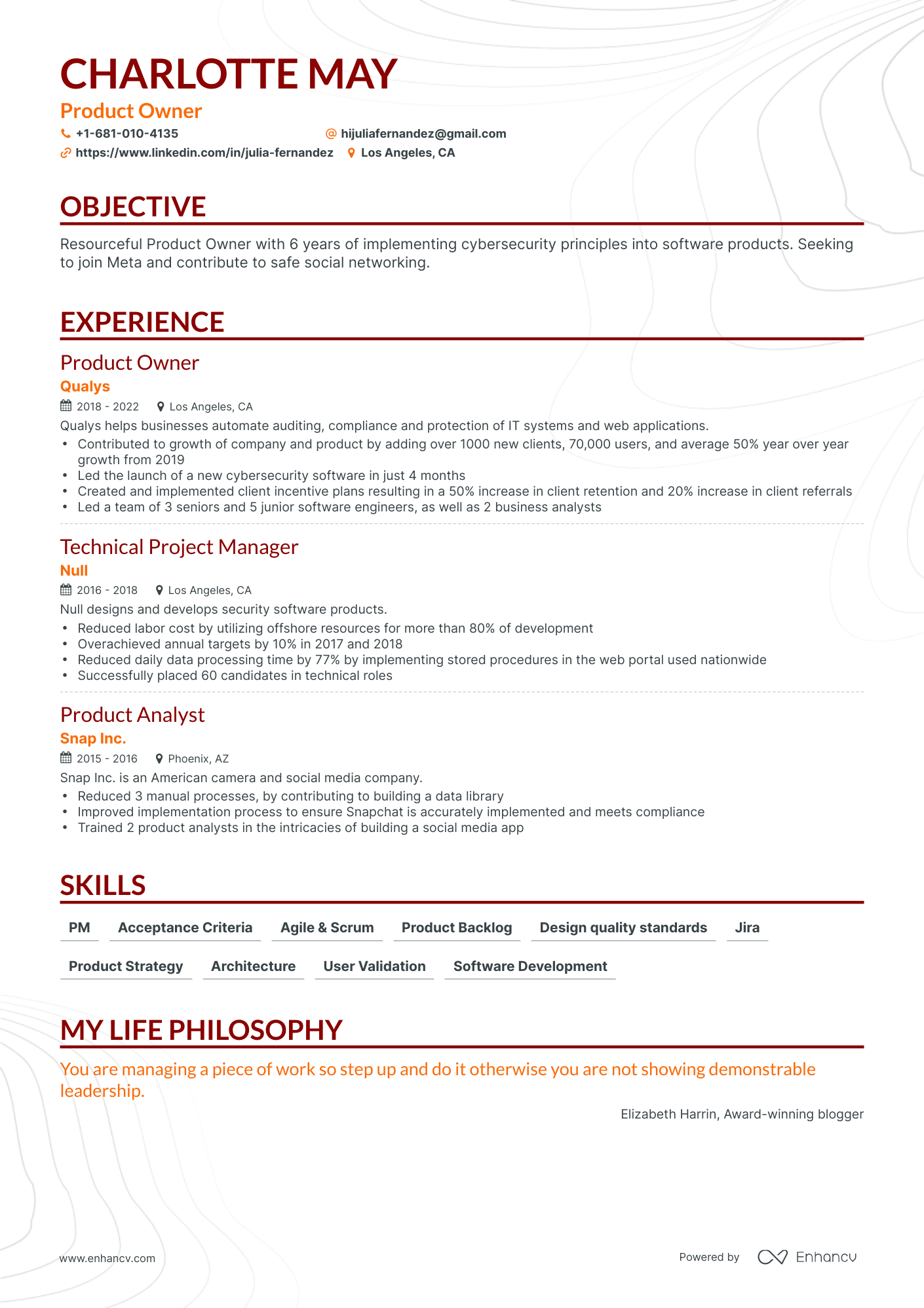 5 Facebook Resume Examples & Guide for 2024