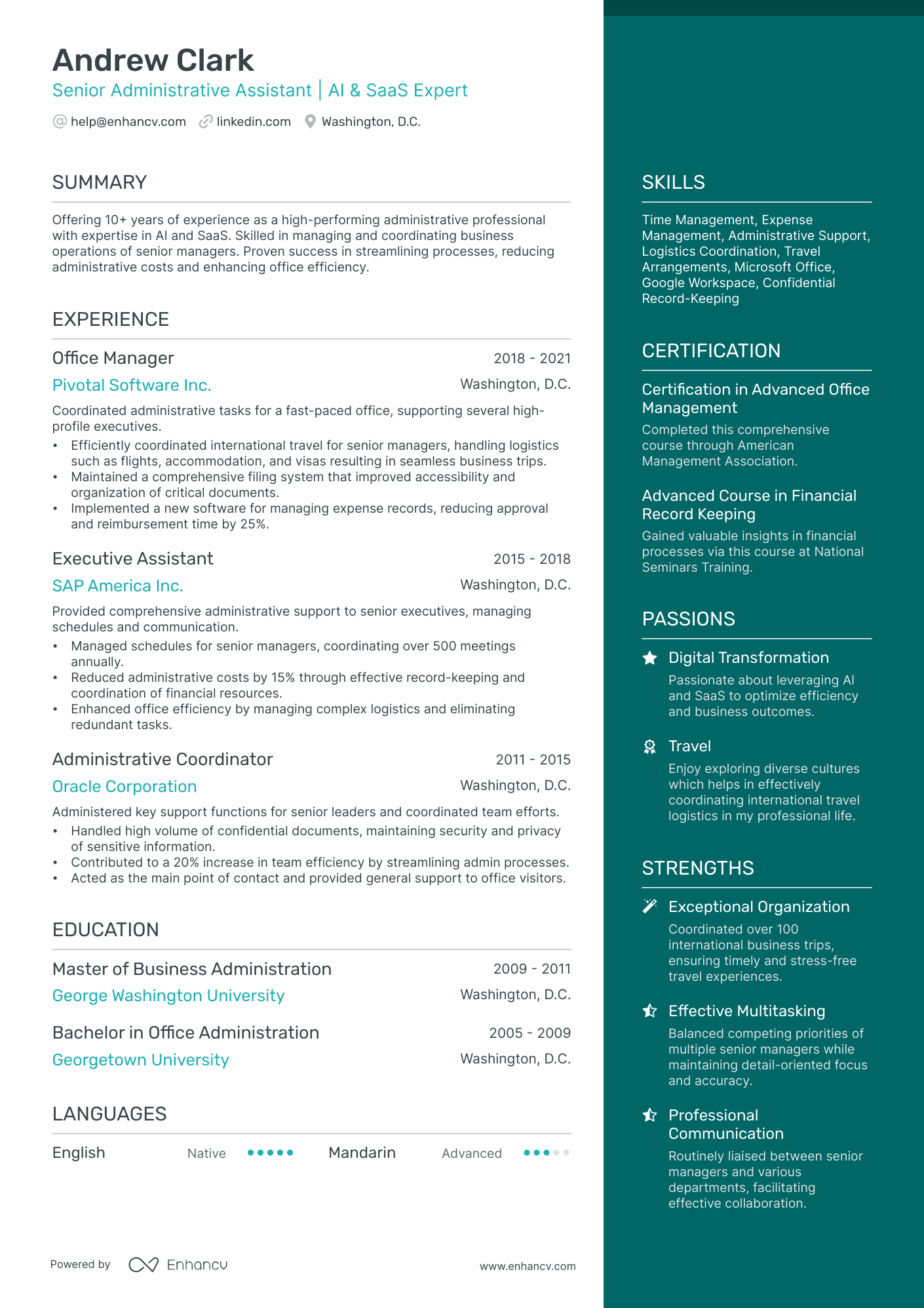 10 Executive Administrative Assistant Resume Examples & Guide for 2025