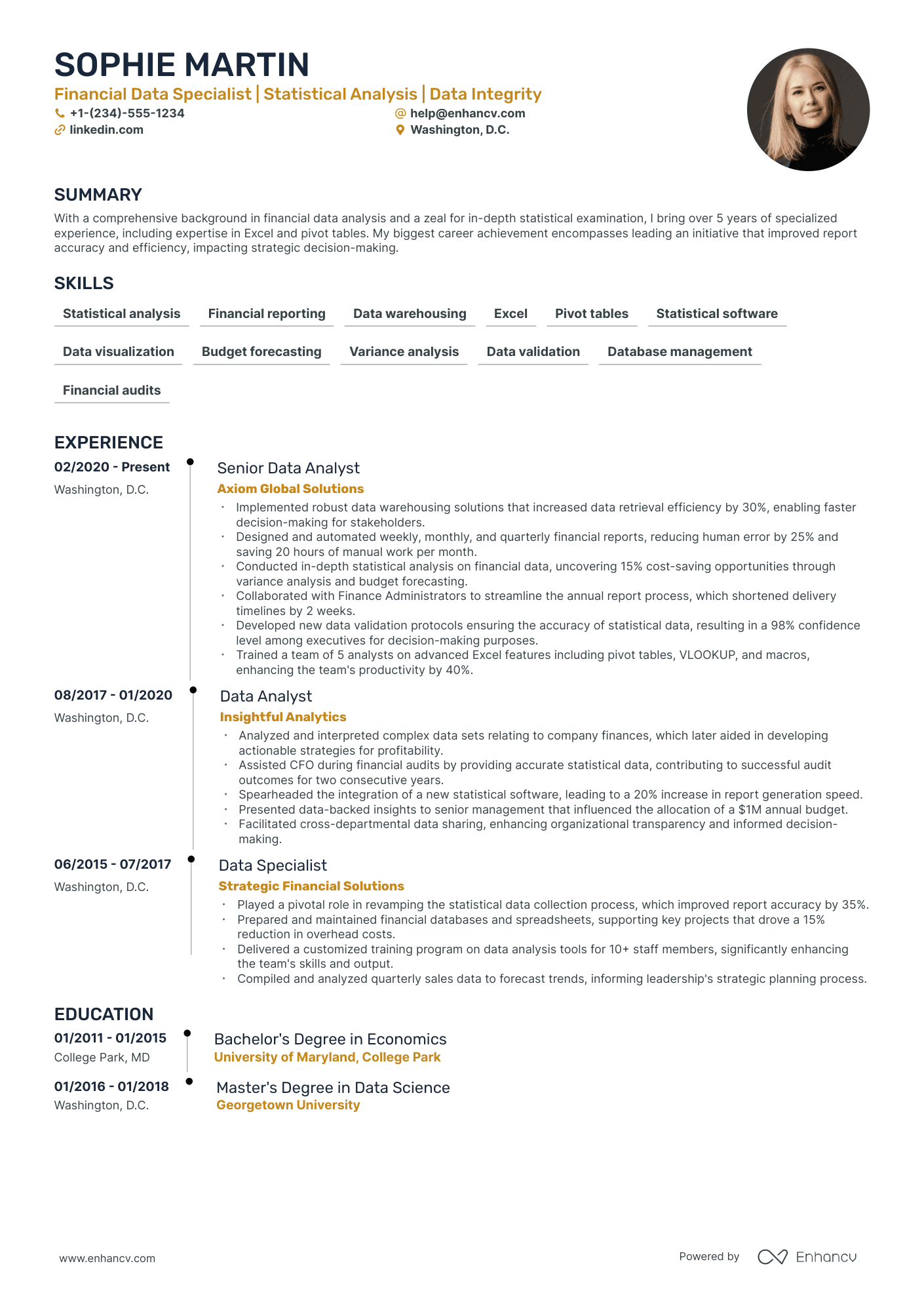 5 Data Specialist Resume Examples & Guide for 2024