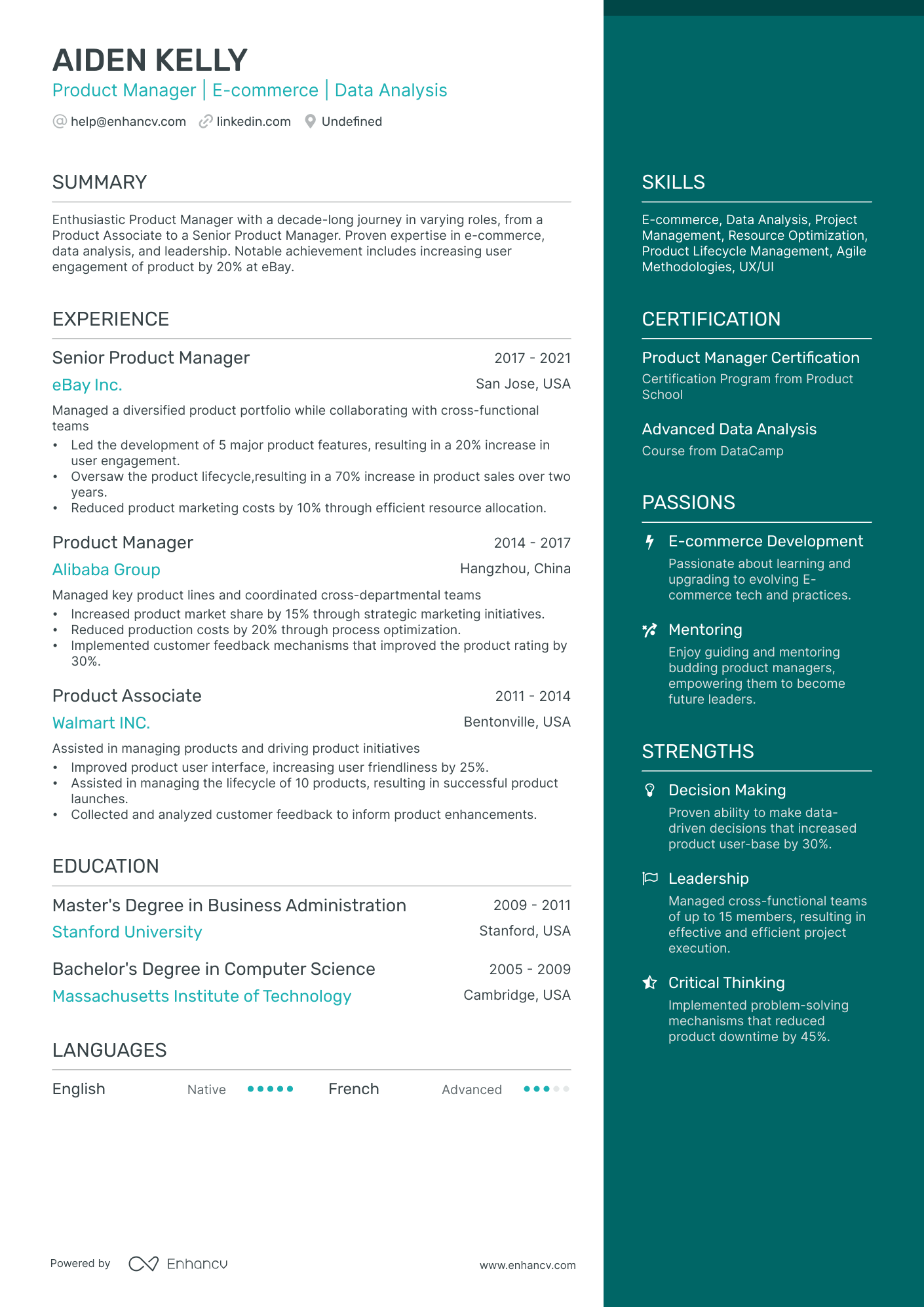 10 Amazon Product Manager Resume Examples & Guide for 2026