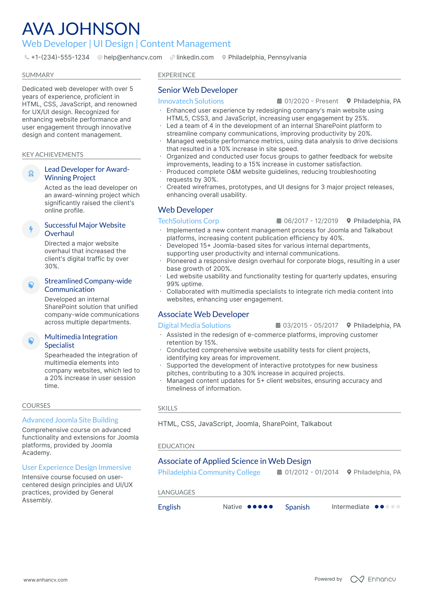 10 Multimedia Designer Resume Examples & Guide for 2026