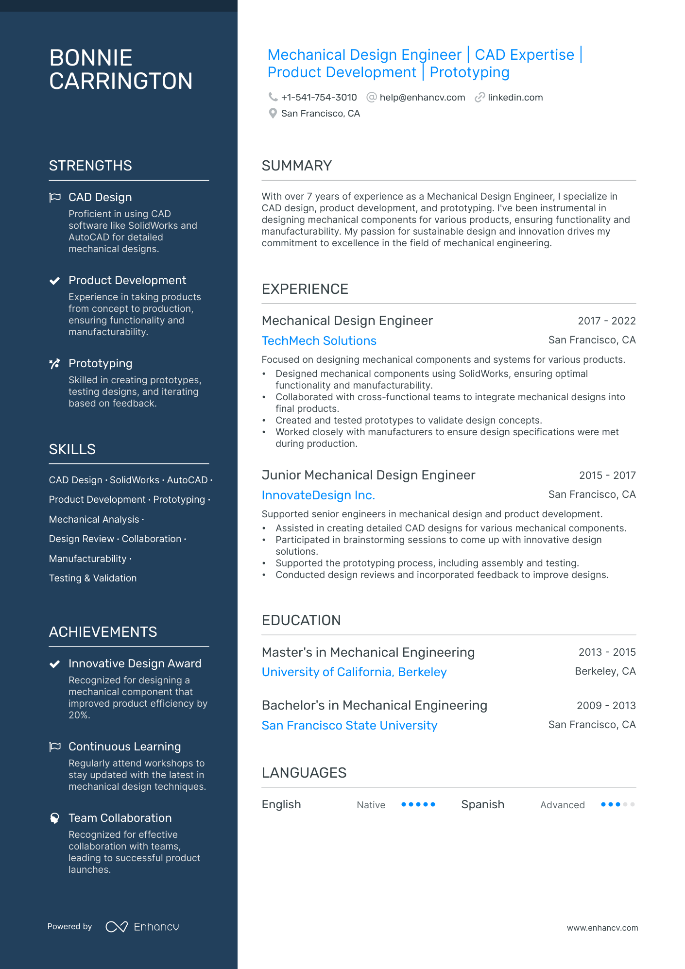 23 Mechanical Engineer Resume Examples & Guide for 2026