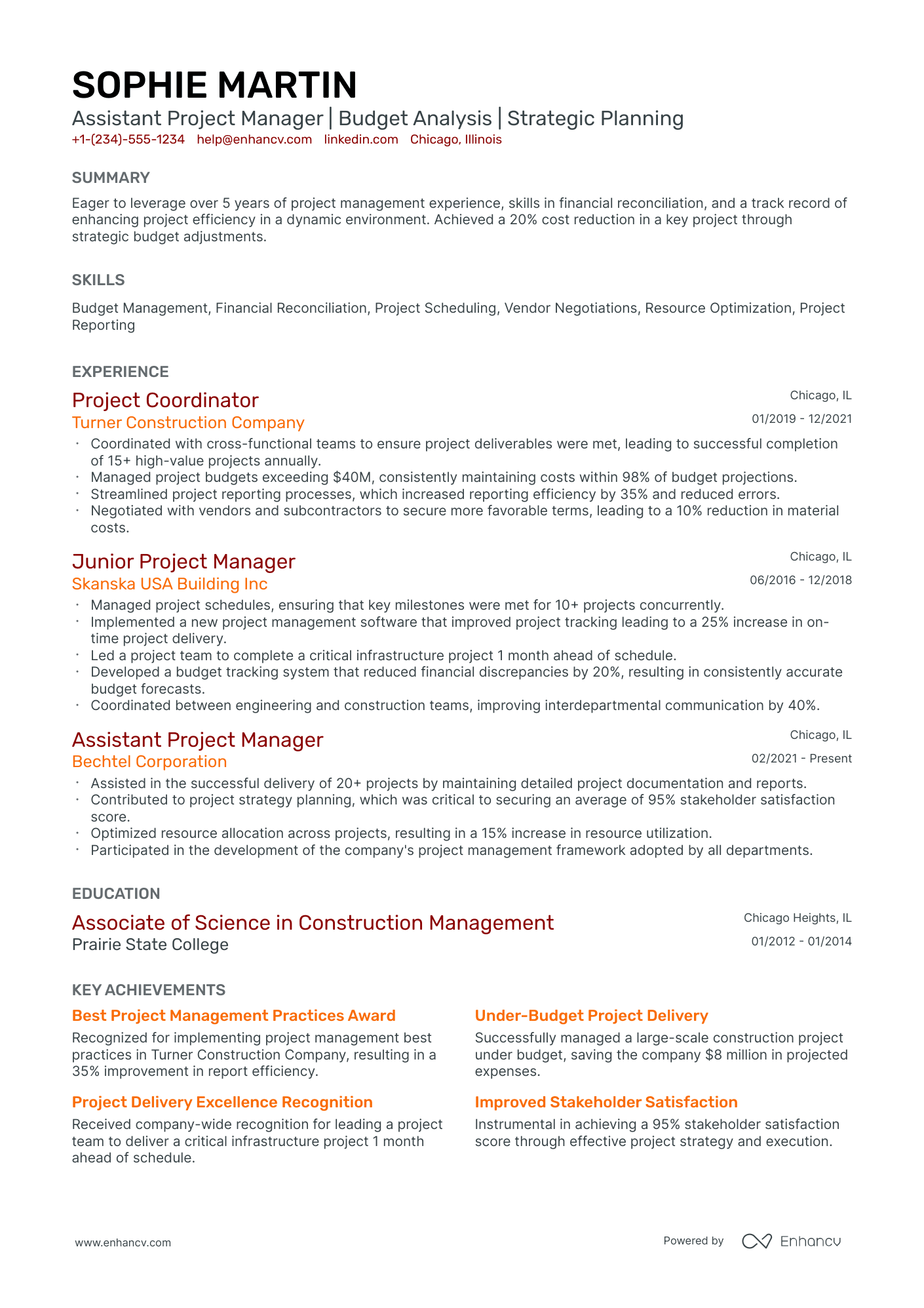 10 Assistant Project Manager Resume Examples & Guide for 2025